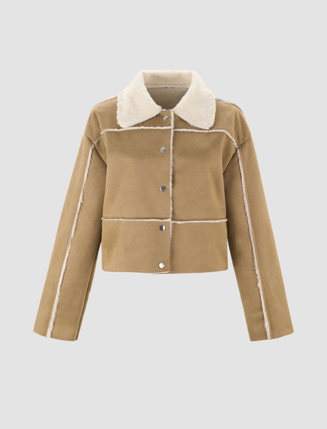 Faux Shearling Suede jacket