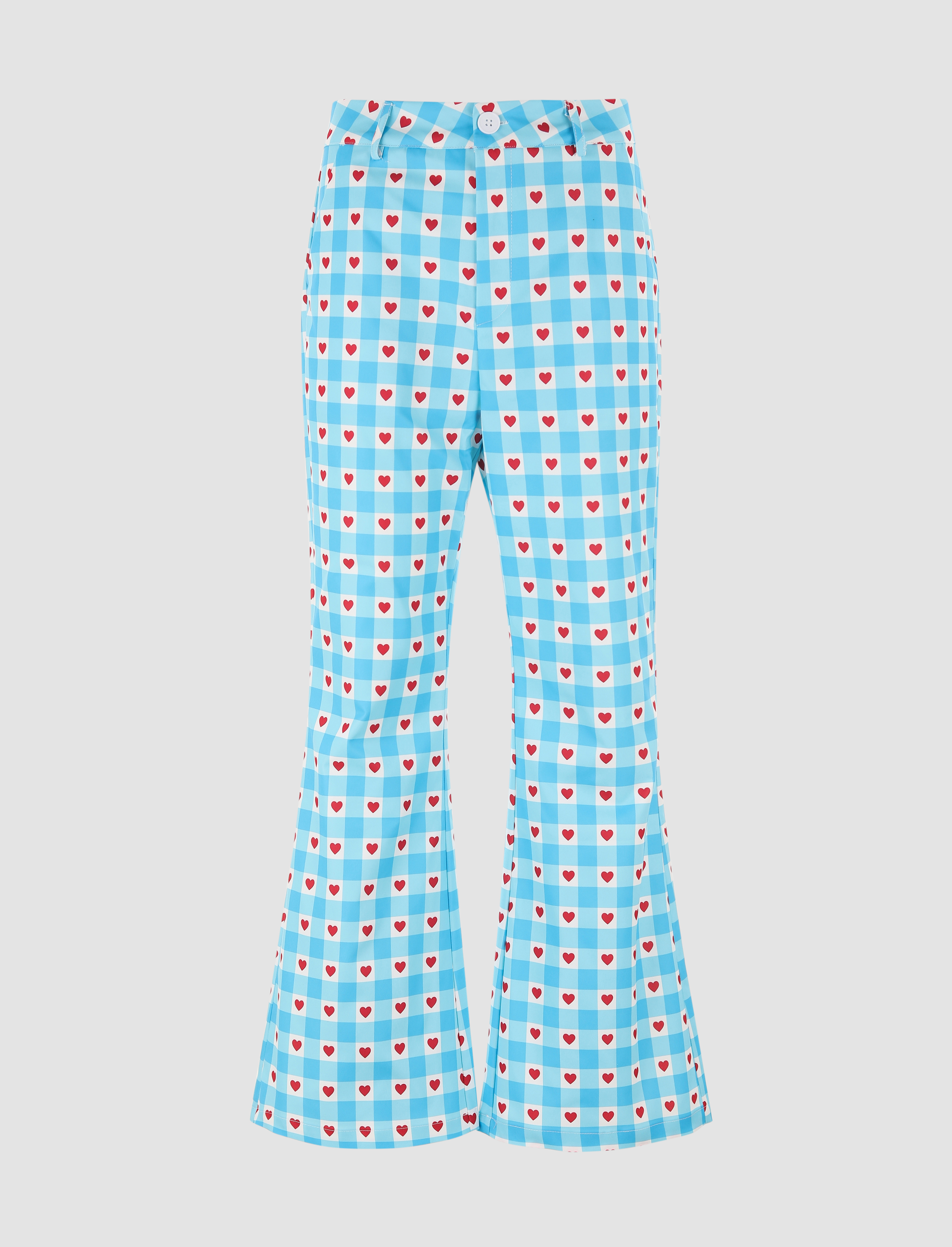 Heart&Check Pattern Trousers