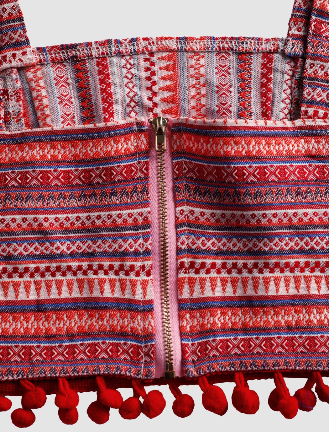 Boho Crop Top Skirt Set - Cider