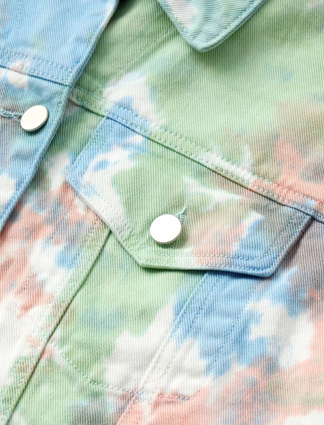 Tie Dye Denim Jacket
