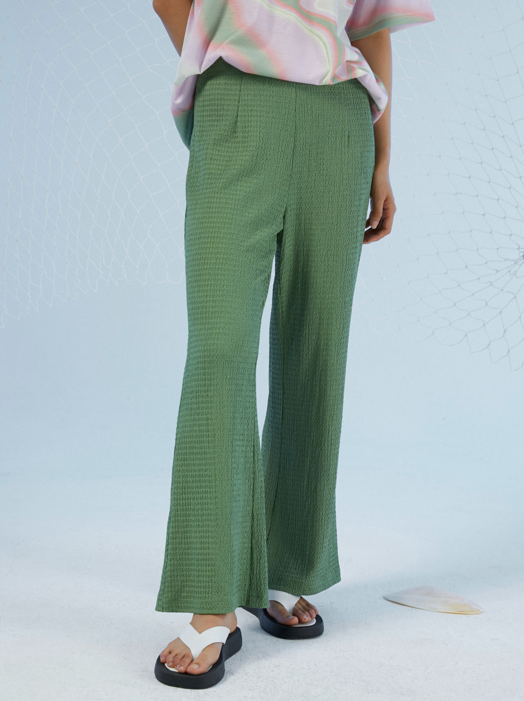 Solid Knitted Flares