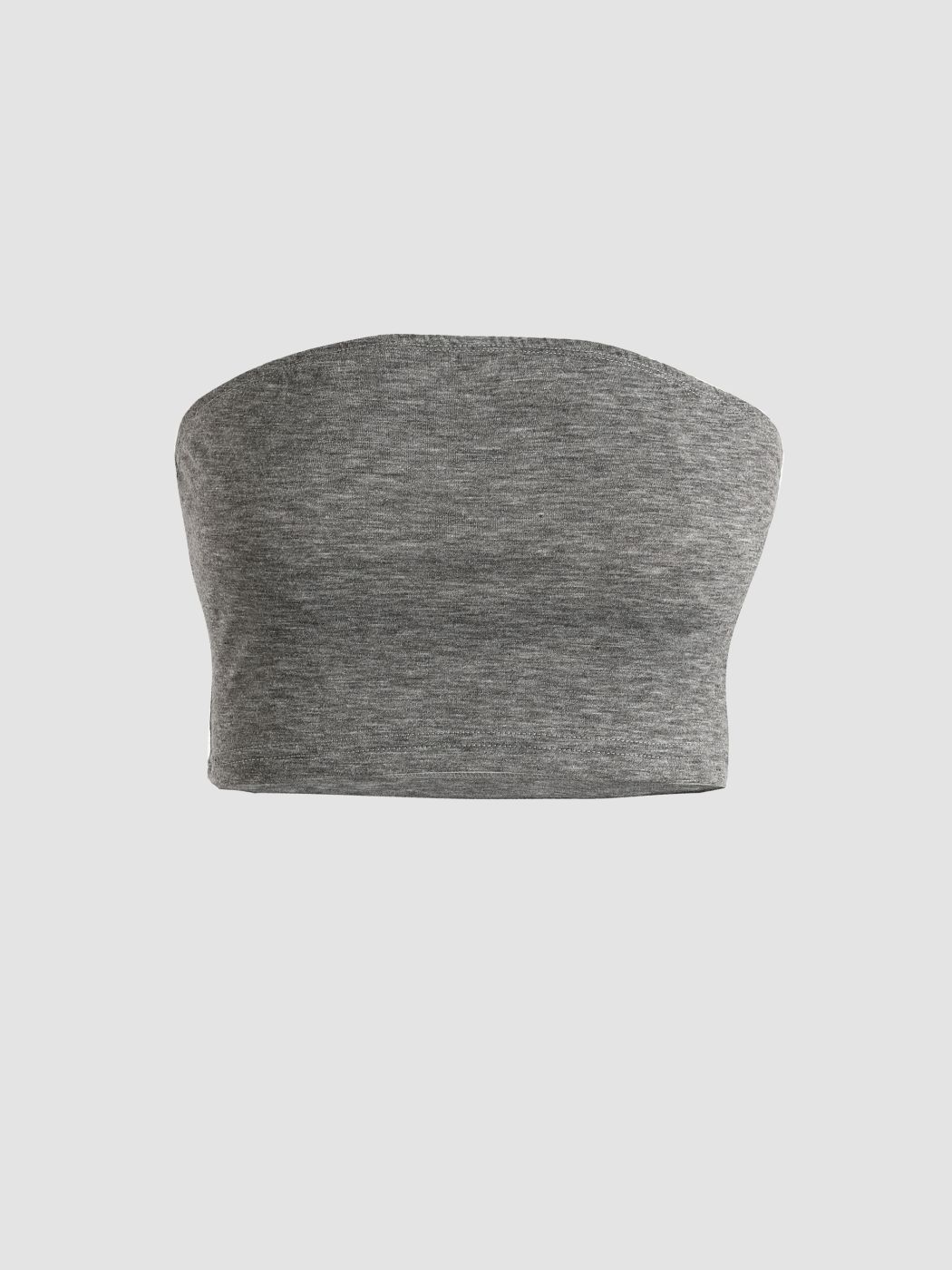 Gray Tube Top Sports Set - Cider