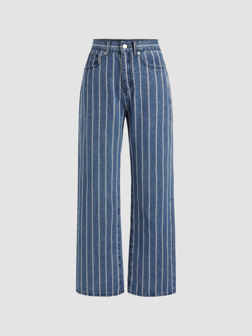 Denim Striped Jeans - Cider