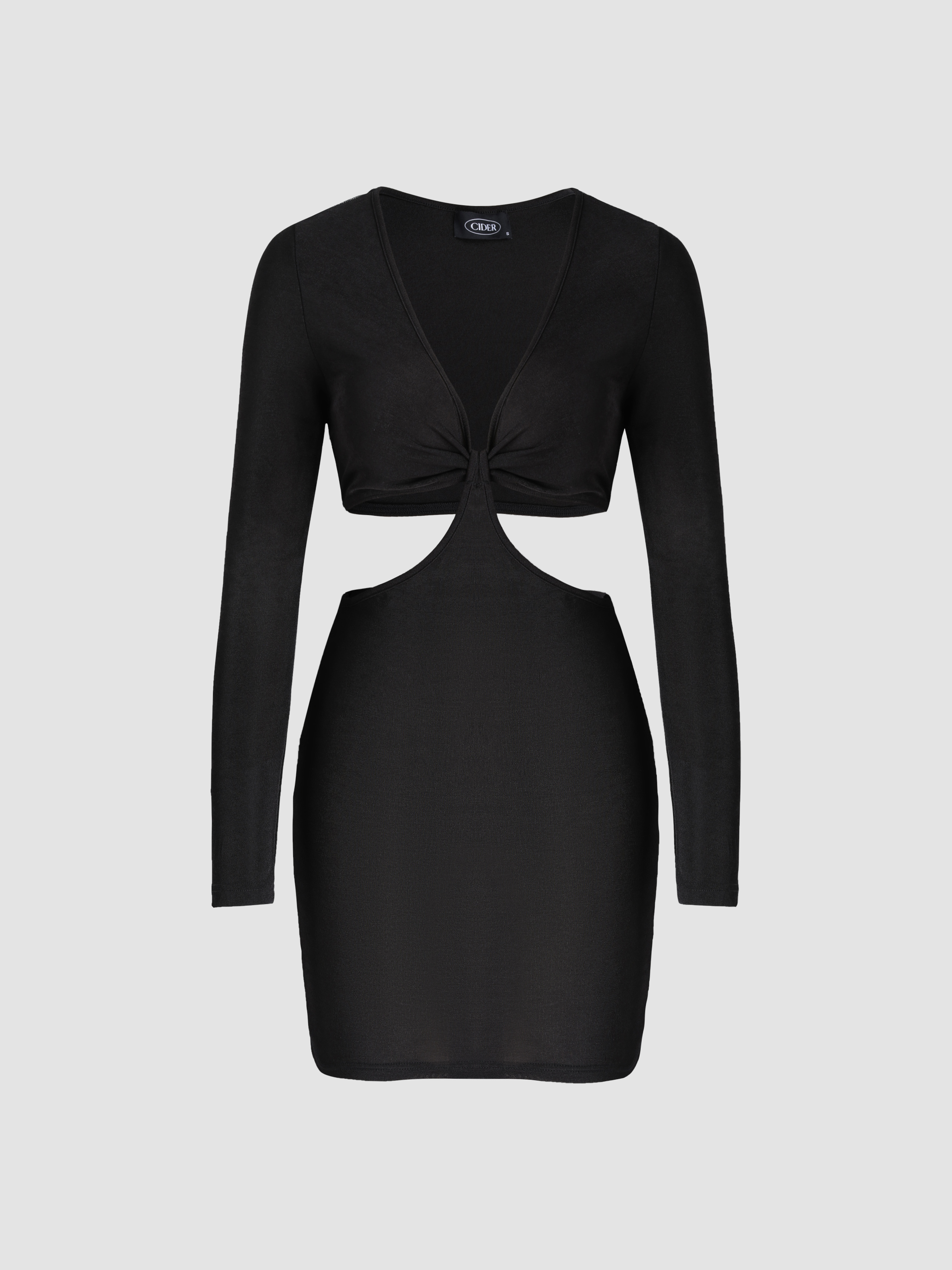 Cut Out Basic Mini Dress