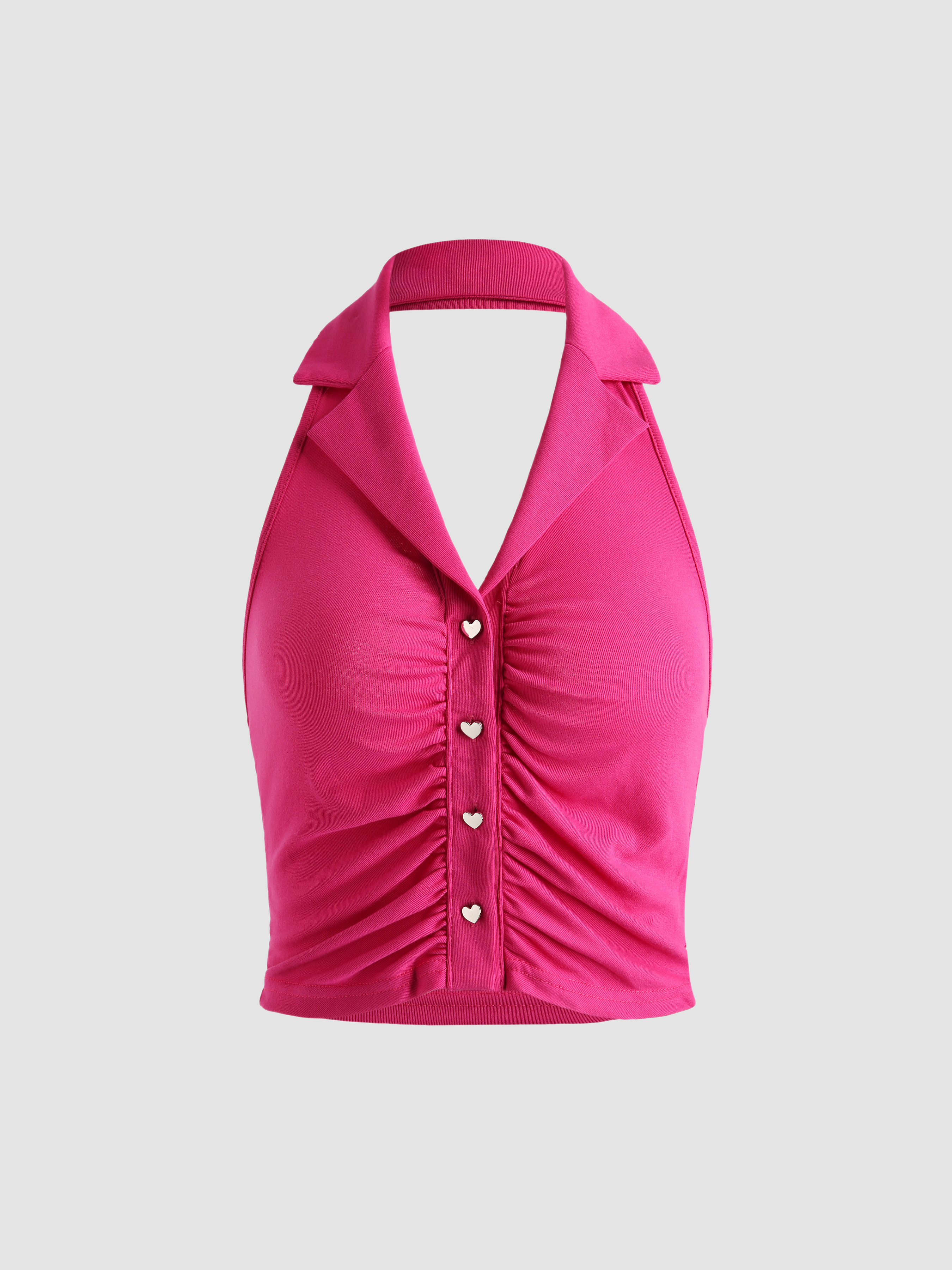 Go with Pink Halter Top