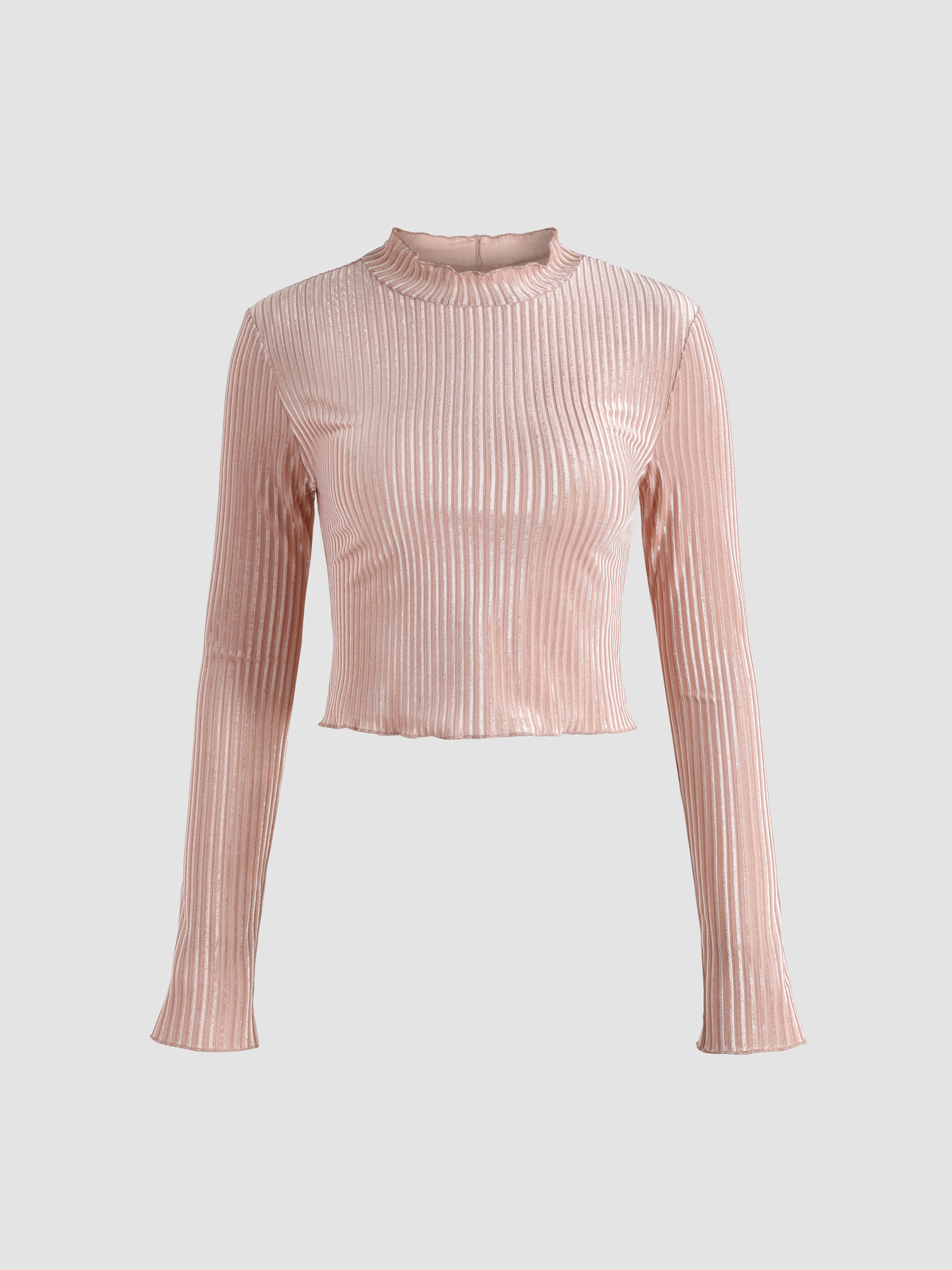 Shining Star Pink Crop Top - Cider