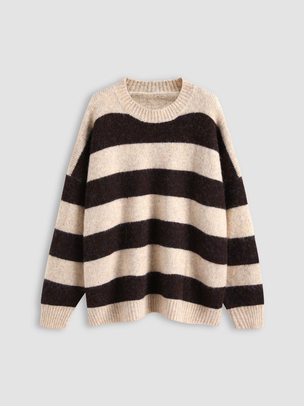 Brown Stripe Sweater