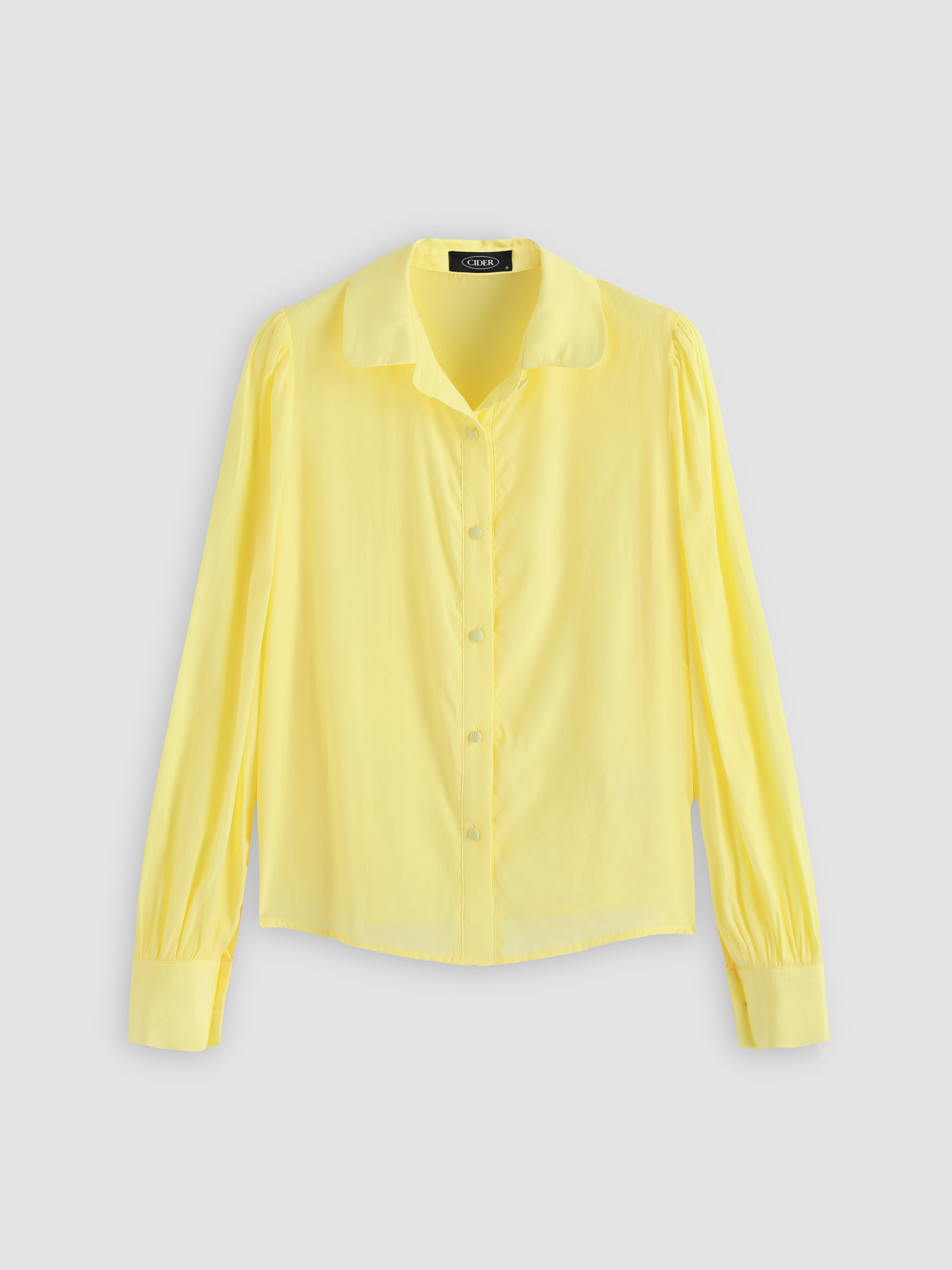 Bright Yellow Long Sleeve Shirt