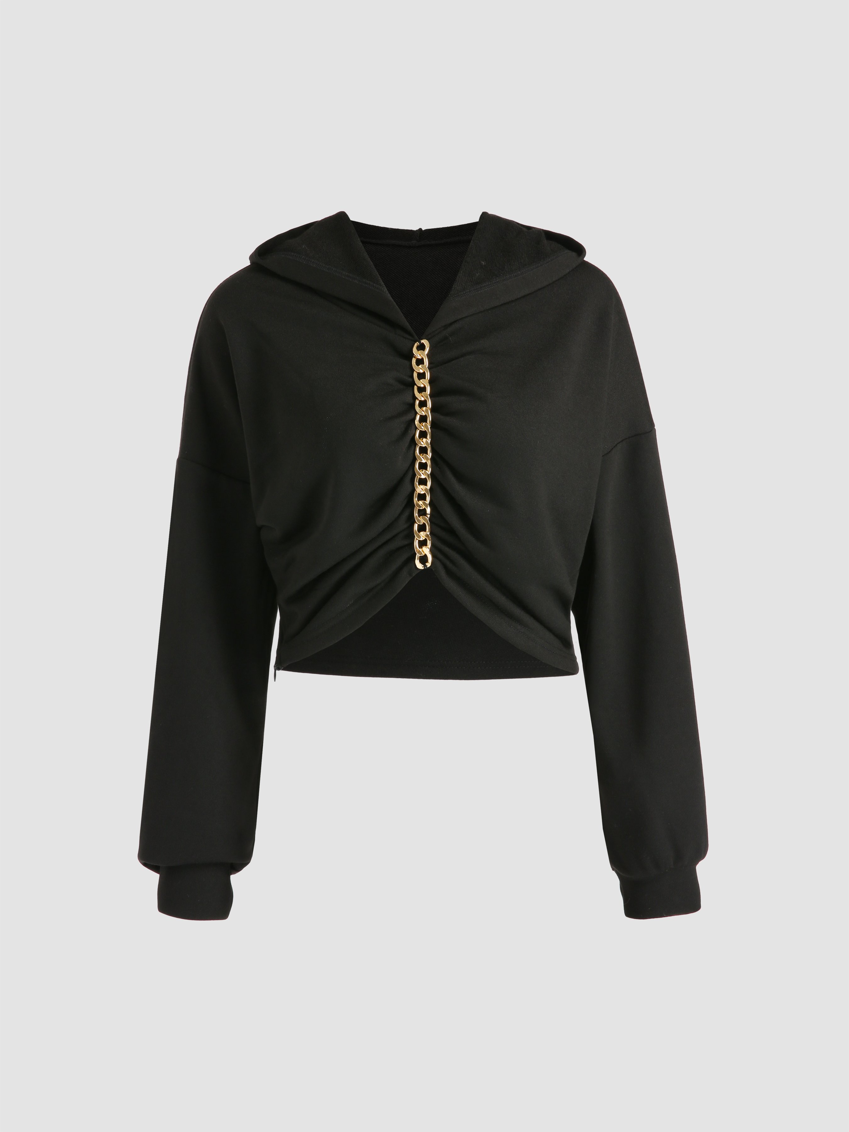 Metal Chain Design Hoodie