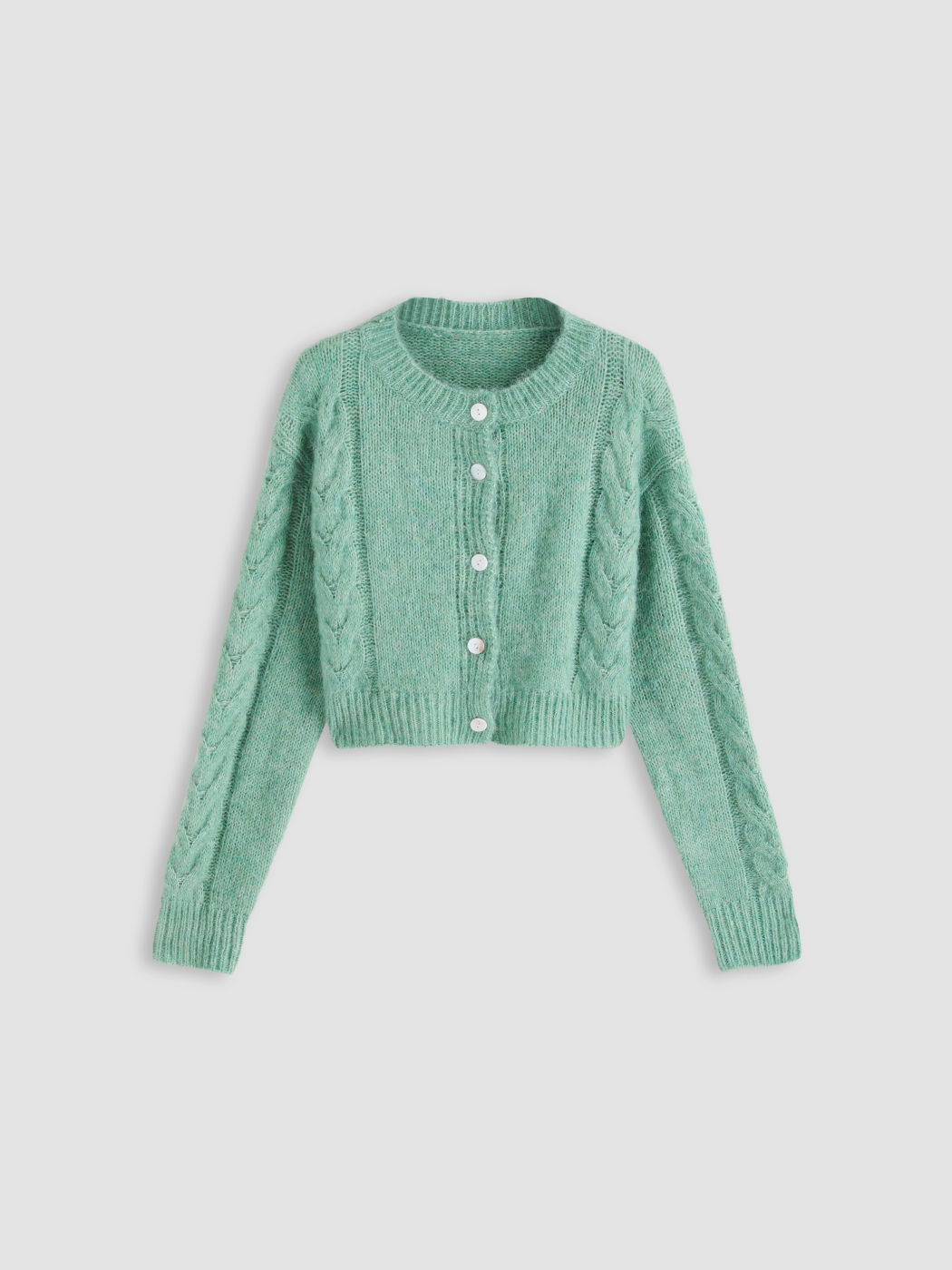 Cable Knit Cardigan - Cider