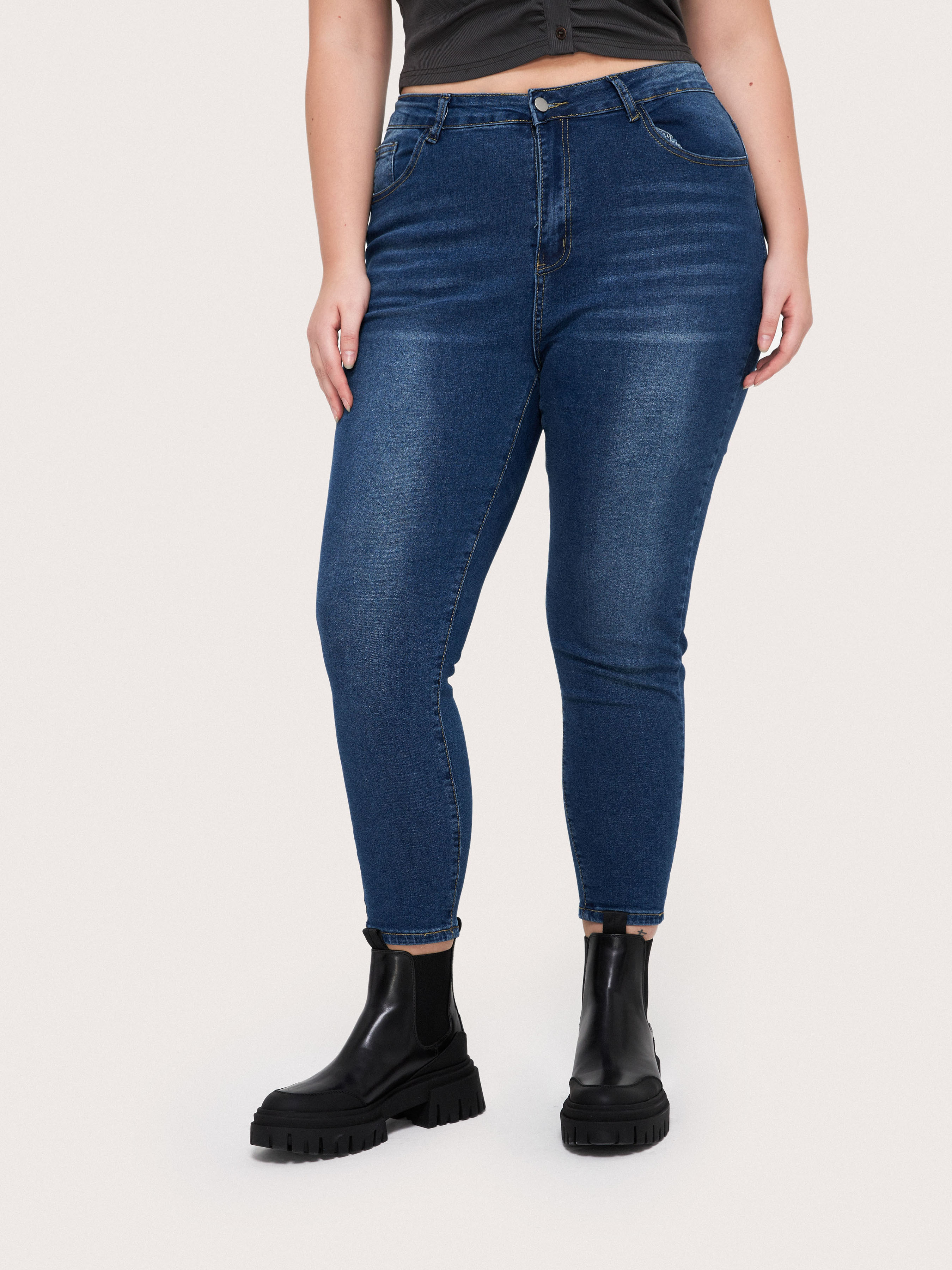 Curve&Plus Skinny Jeans - Cider