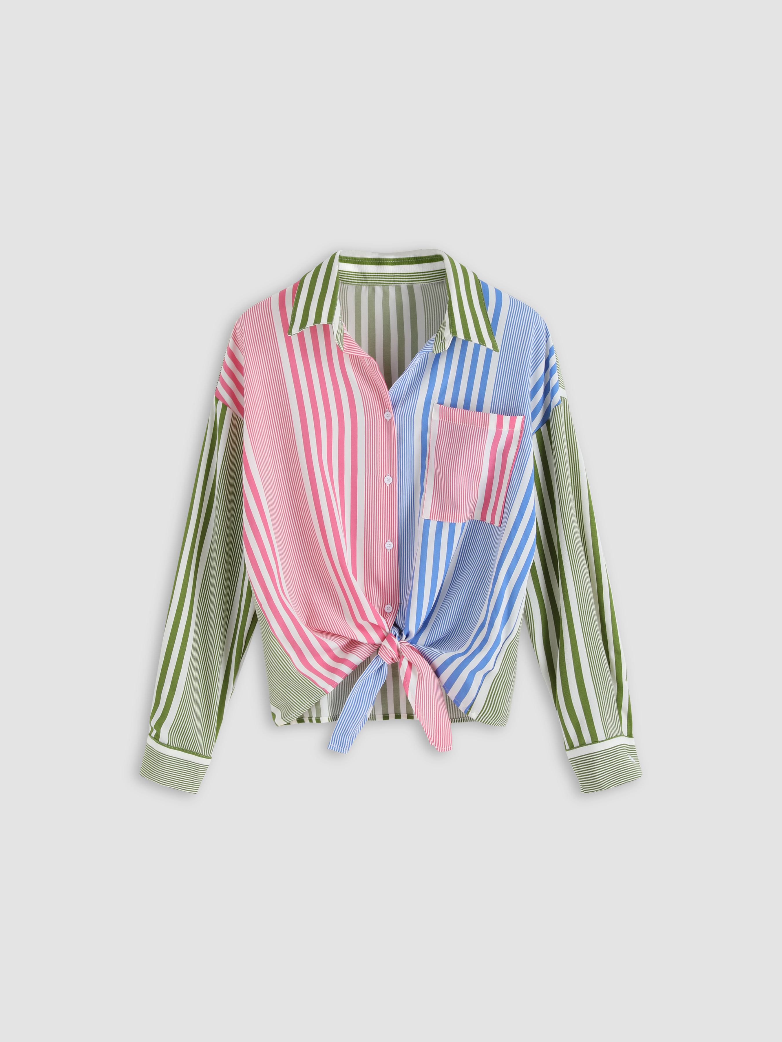 Patchy Stripe Shirt