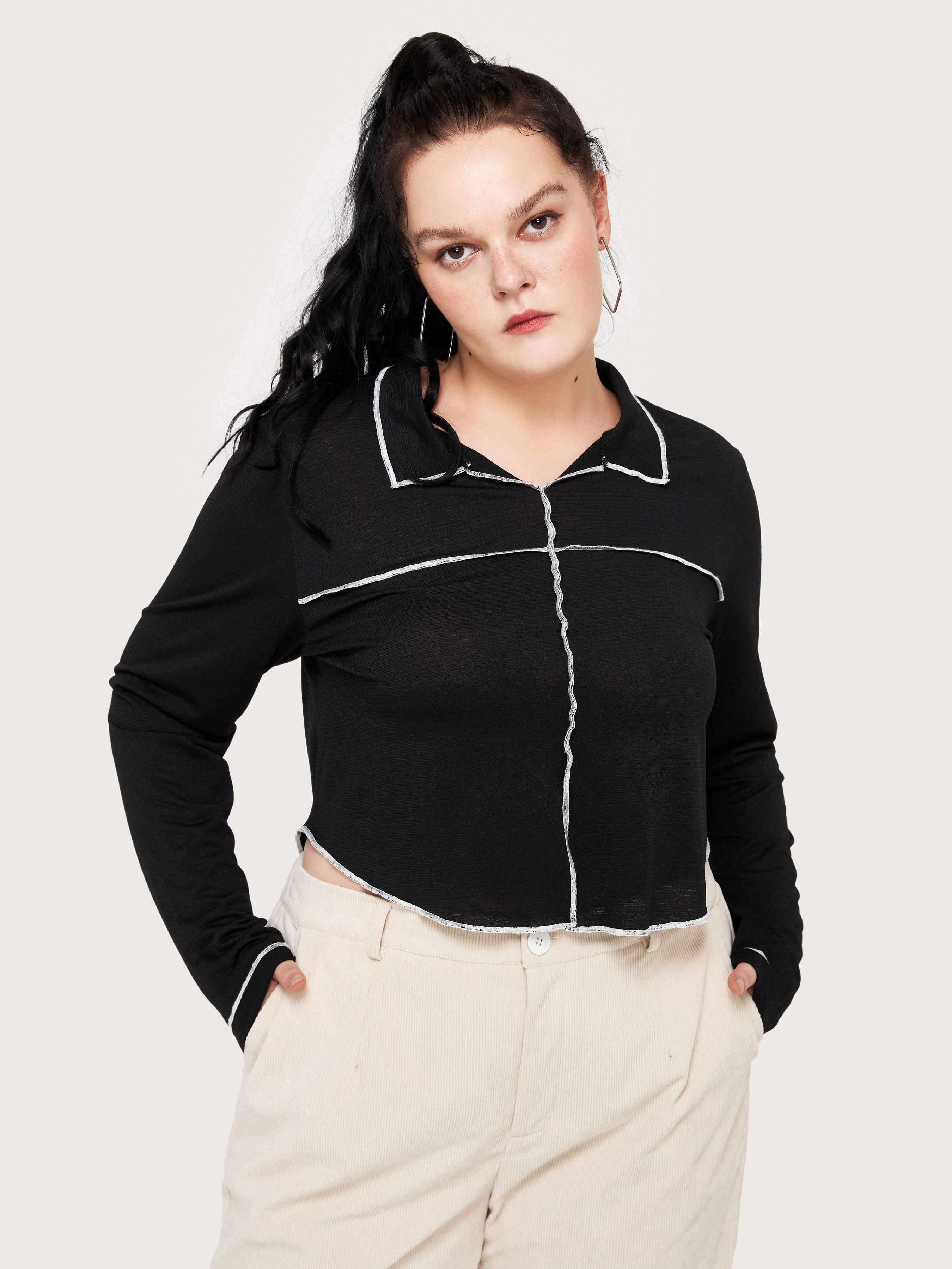 Curve&Plus Vintage Dreams Top - Cider