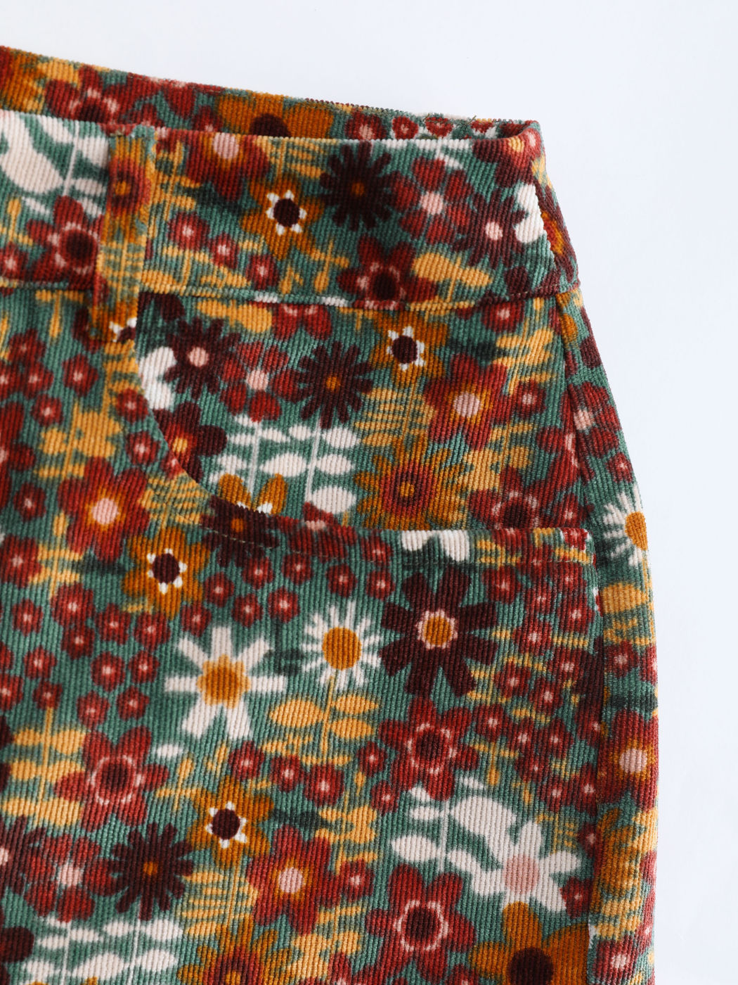 Floral Retro Pattern Flares