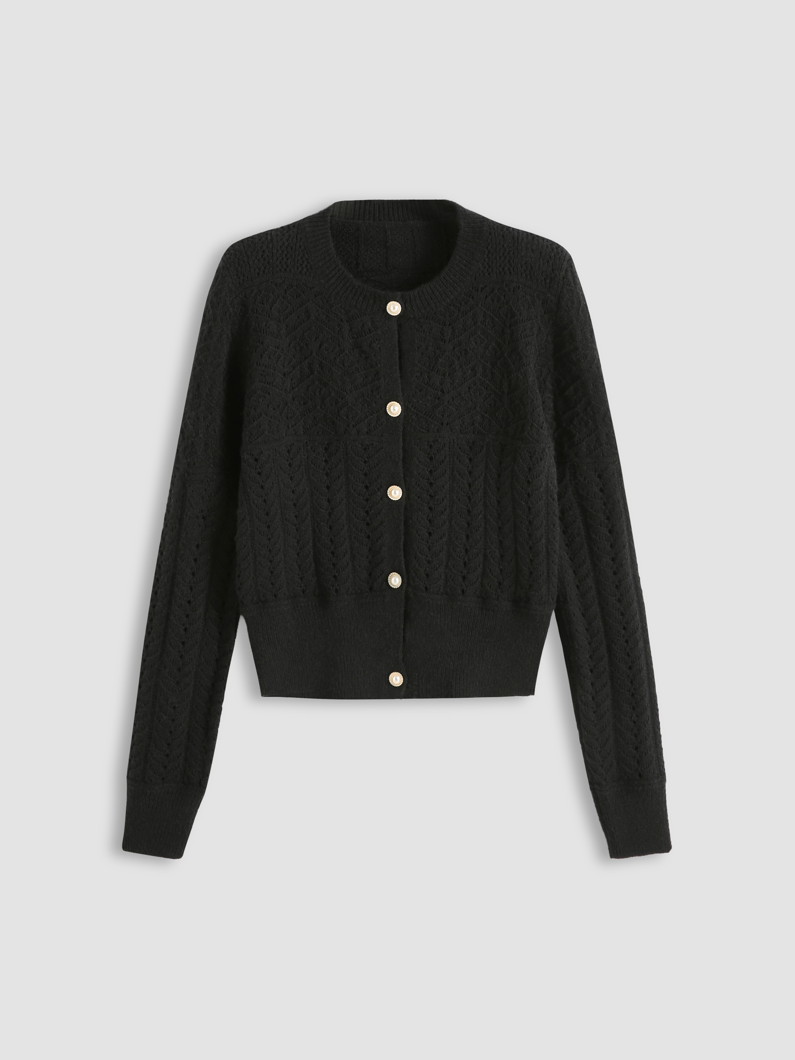 Pearl Button Cardigan - Cider