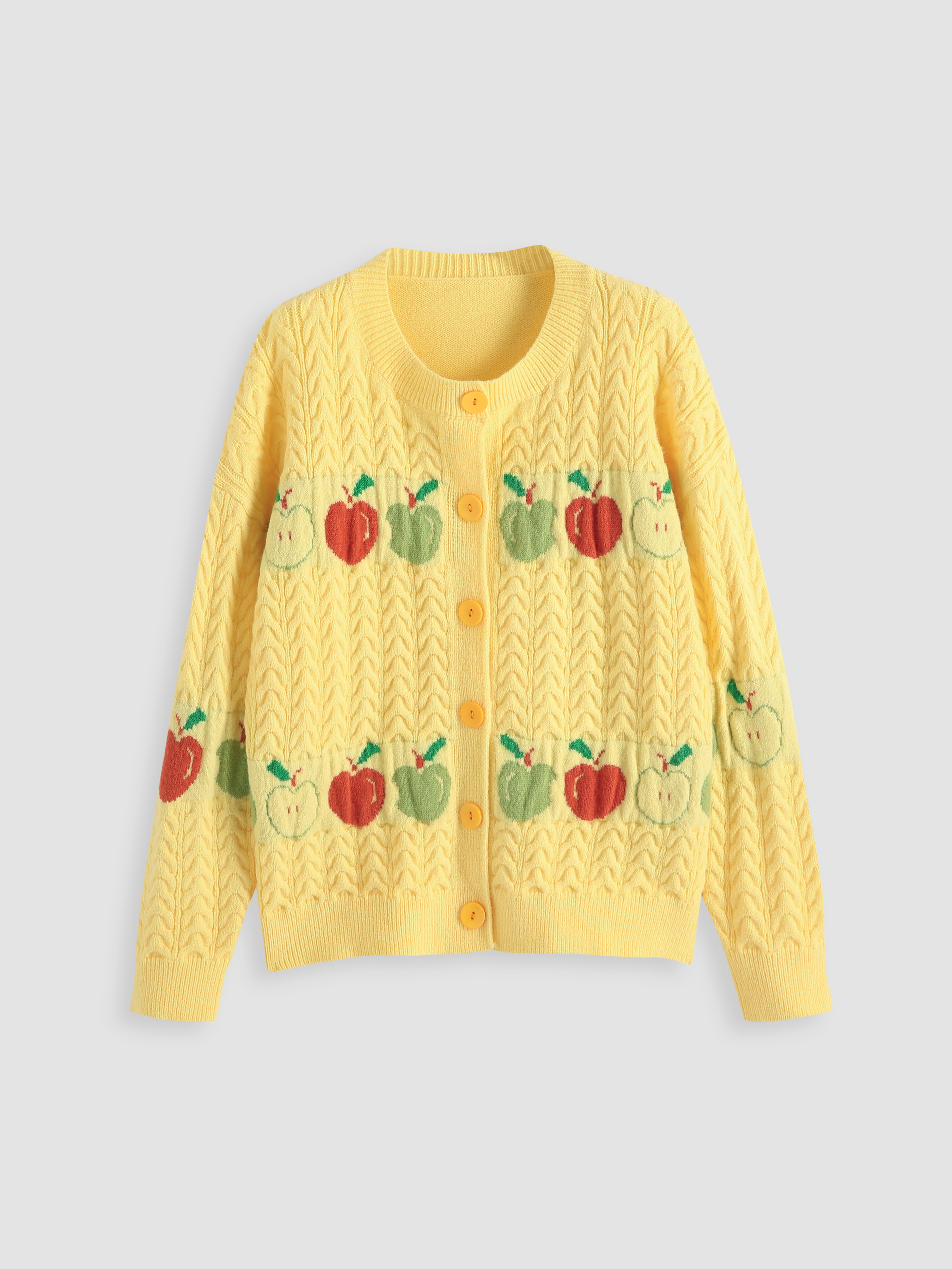 Apple Juice Cardigan For School Daily Casual