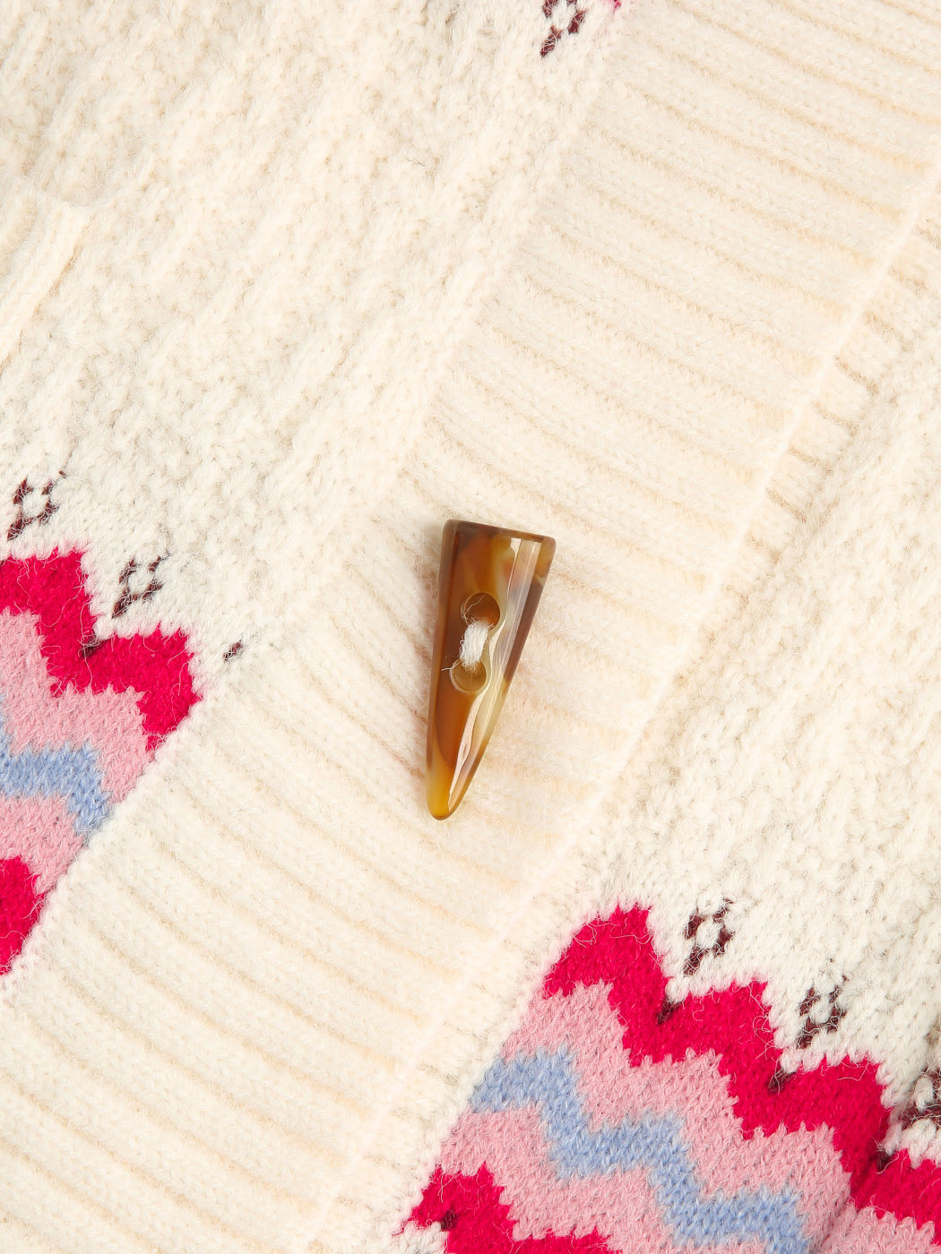 Basic Striped Coat - Cider