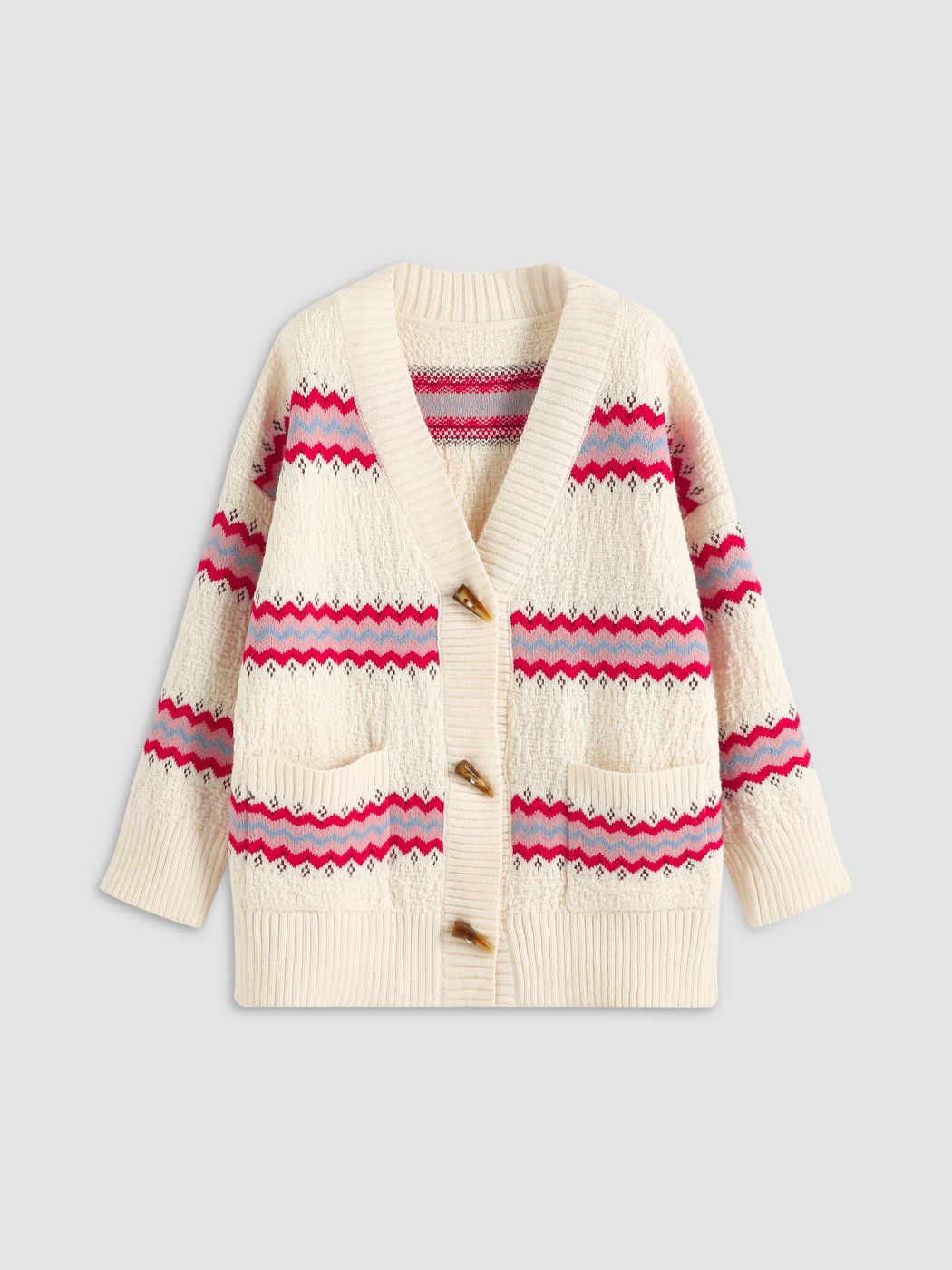 Basic Striped Coat - Cider