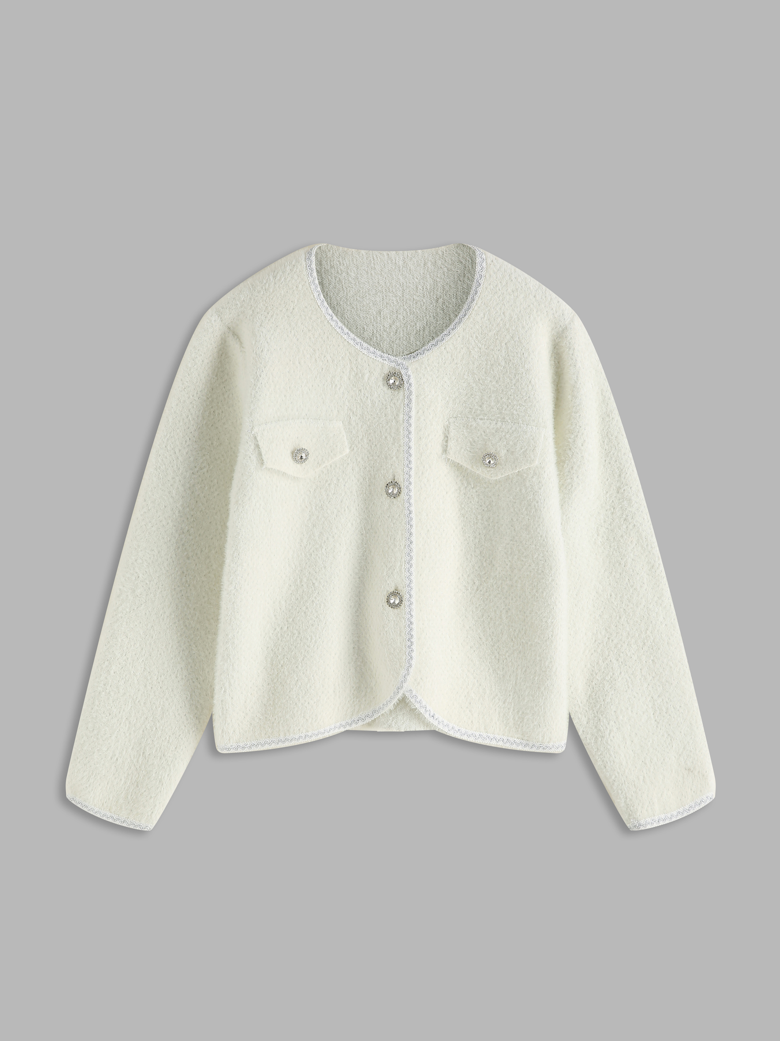 Solid Knit Cardigan - Cider