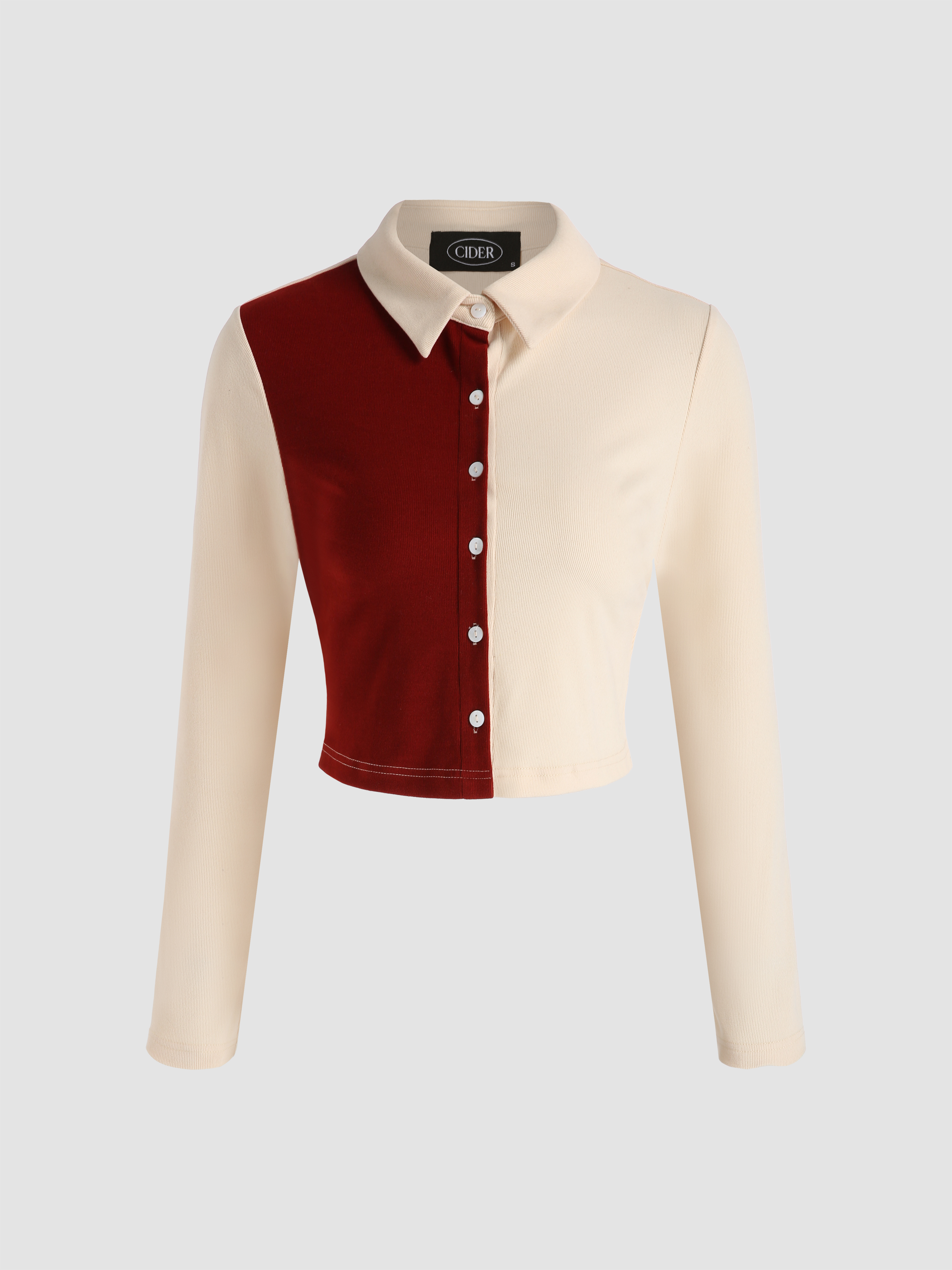 Two Tone Crop Top For Exhibition Date