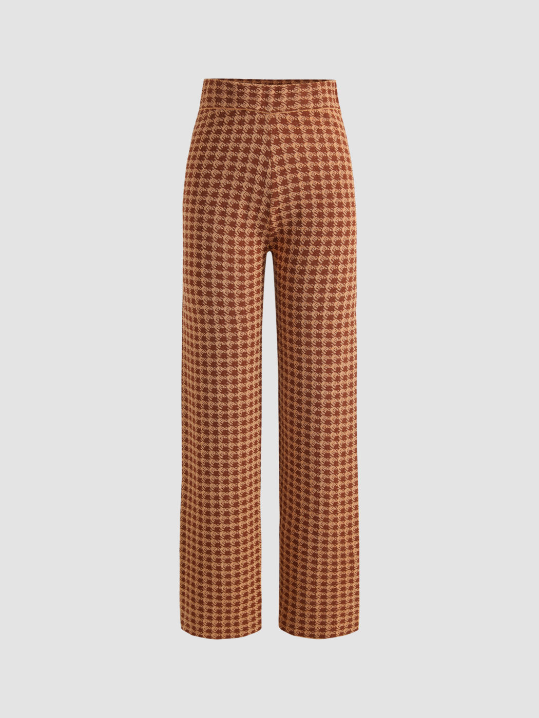 All Over Print Knit Pants - Cider