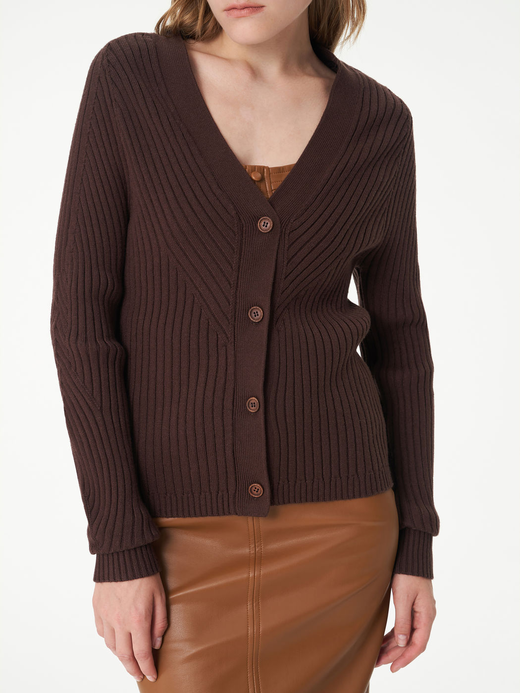 Rib Cardigan - Cider