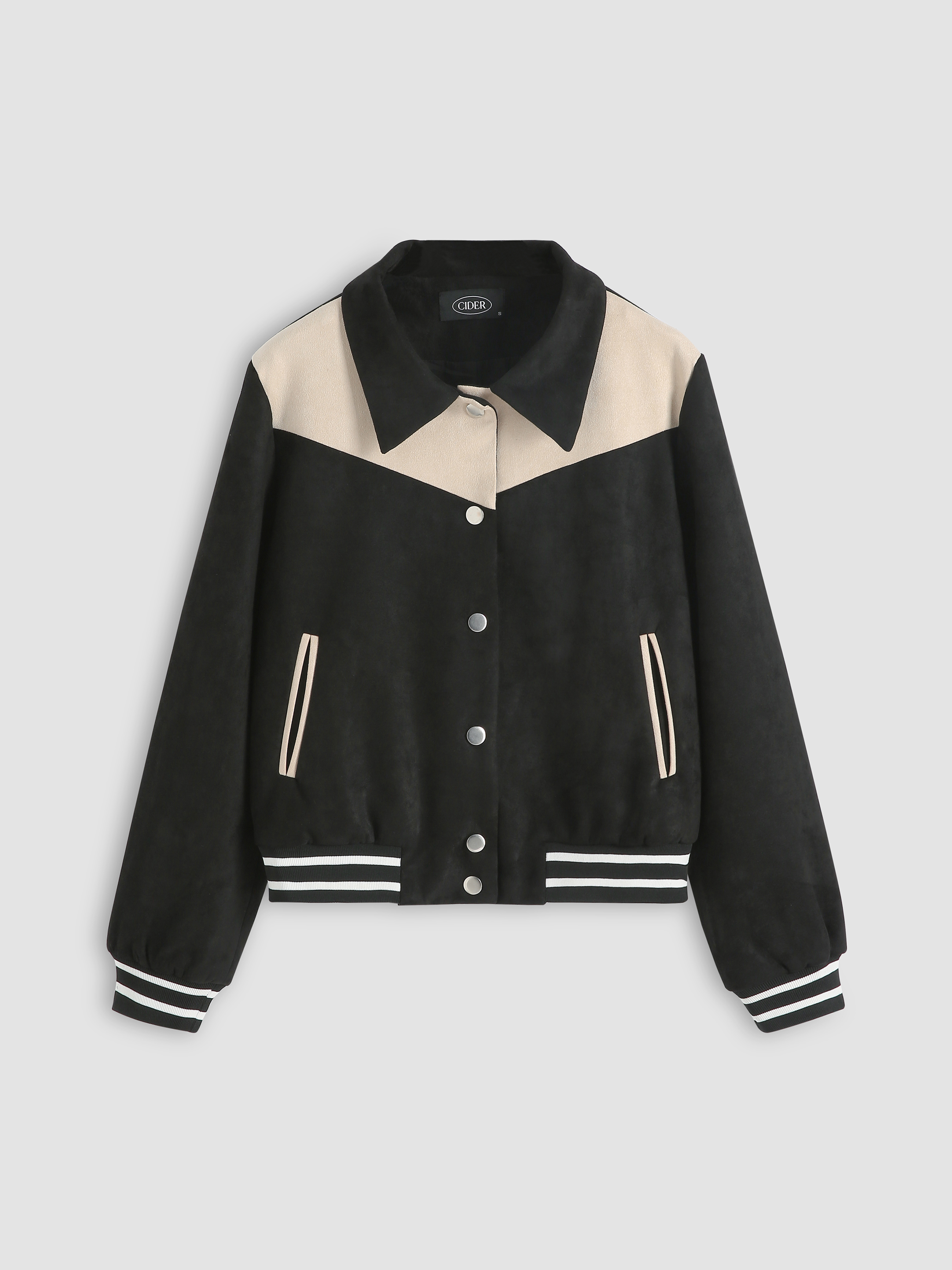 Patchy Button Up Jacket - Cider