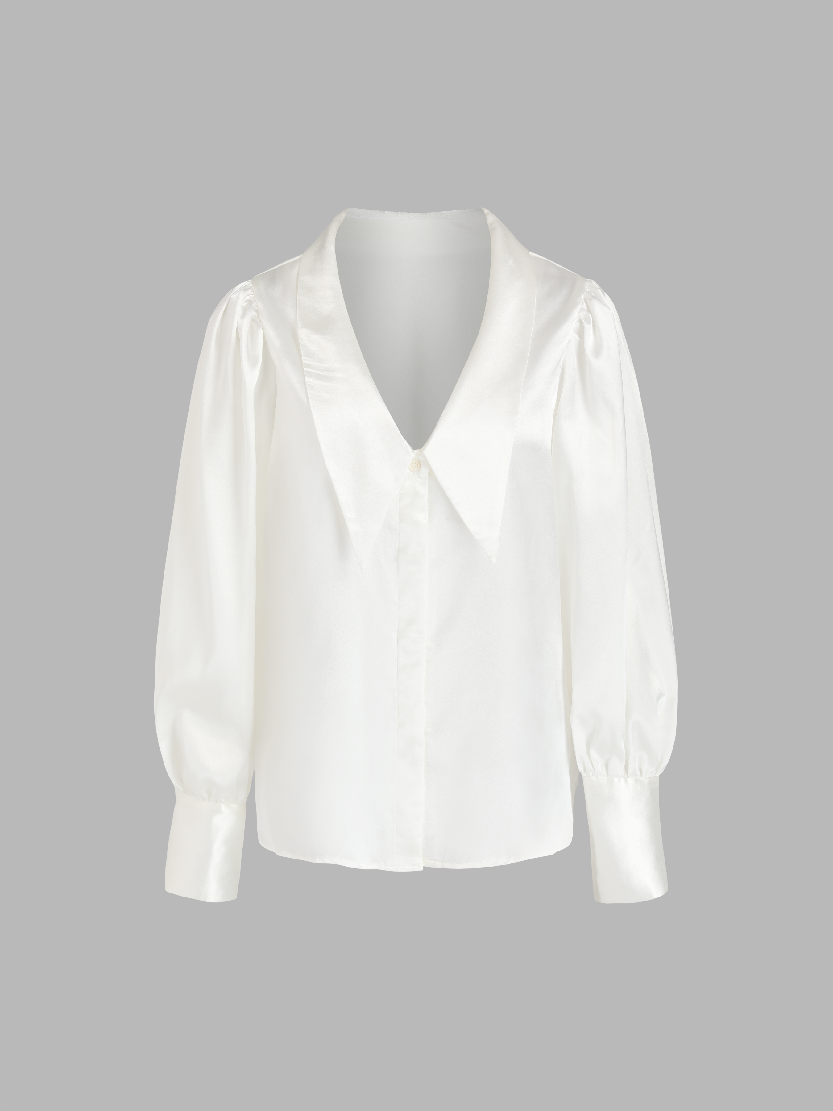 Solid Chelsea Neckline Blouse - Cider
