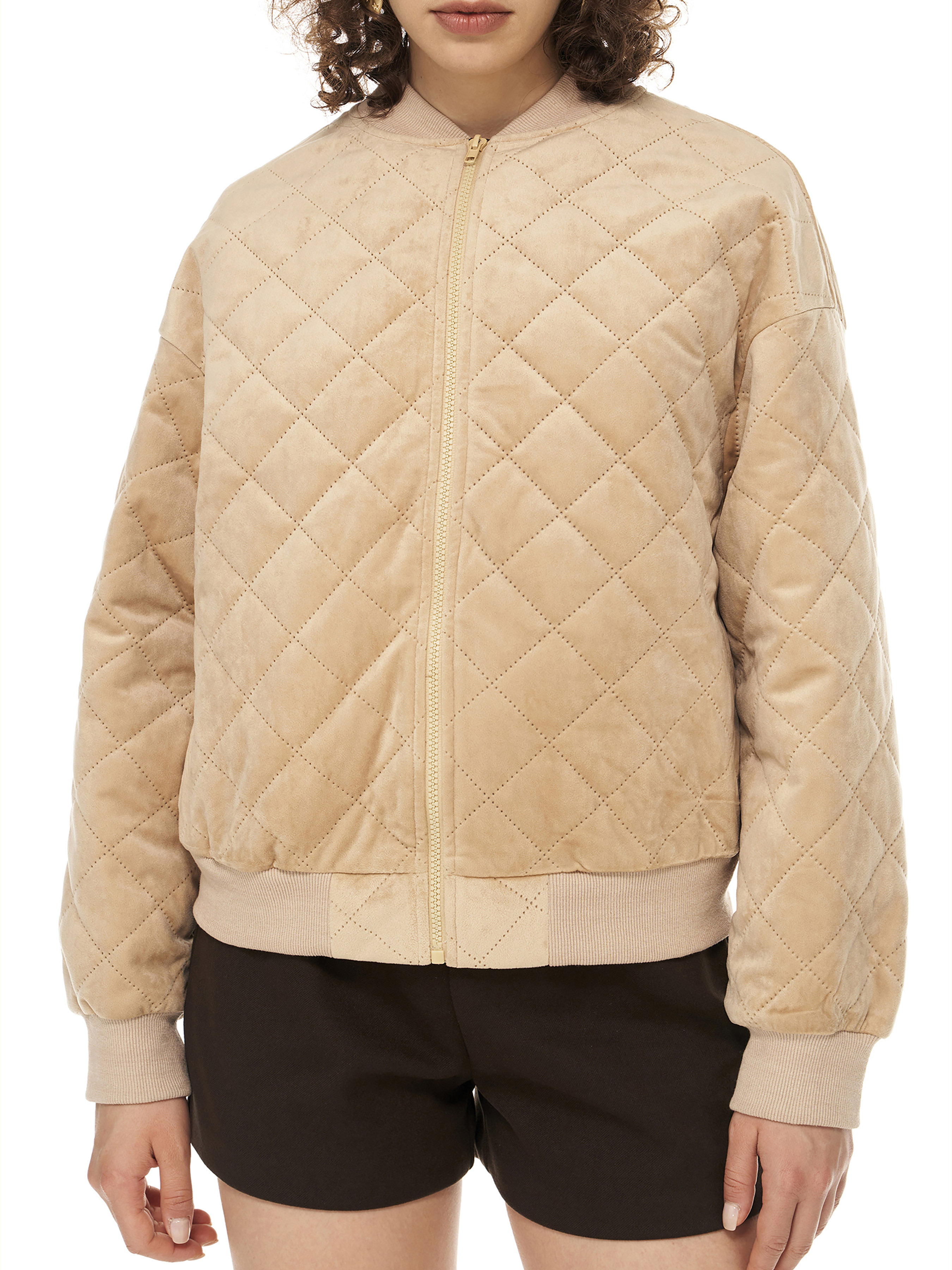 Puffer Zip Up Jacket For Daily Casual