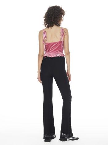 Love Me Harder Velvet Cami Top - Cider