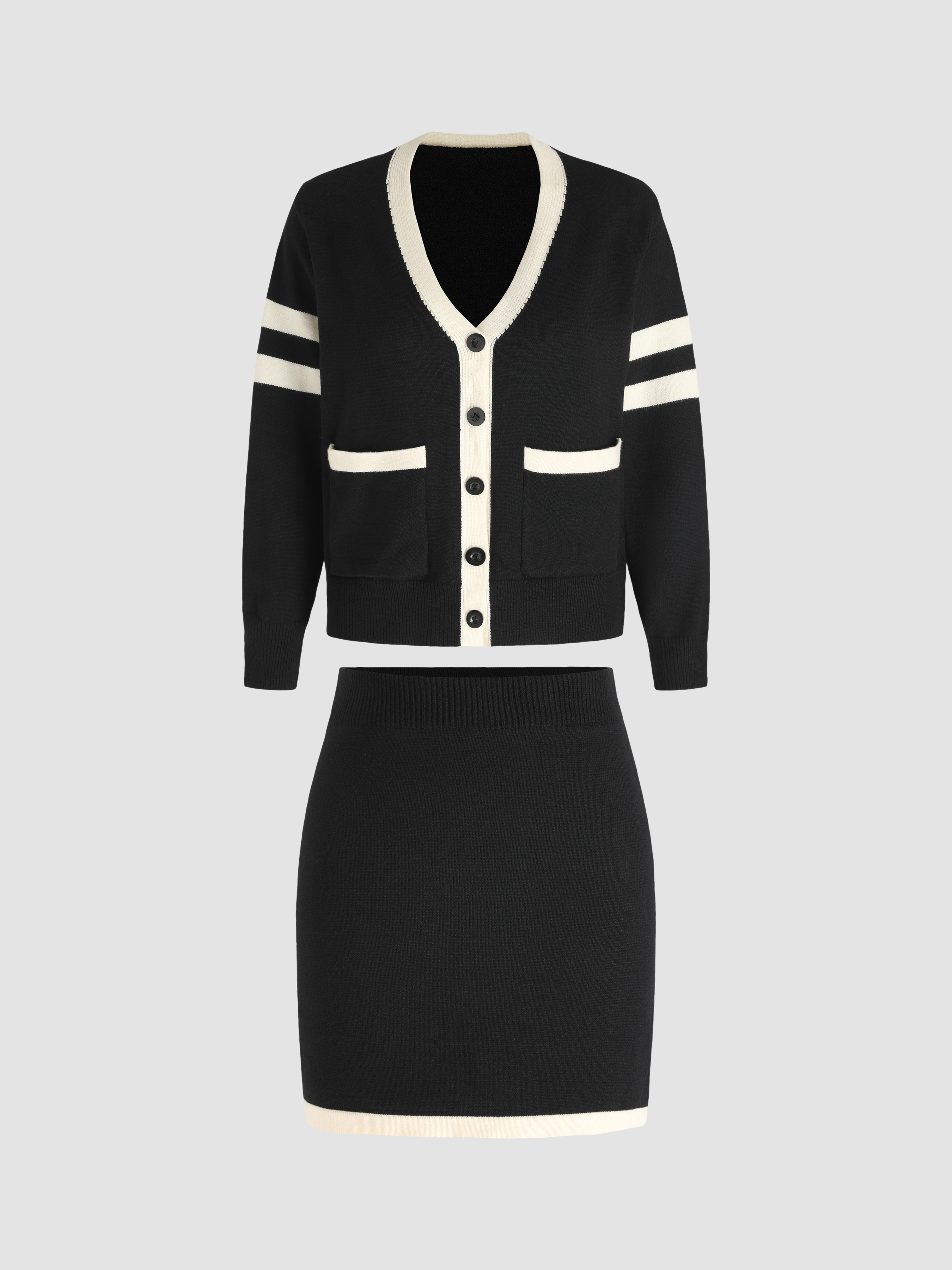 Retro Long Sleeve Set - Cider