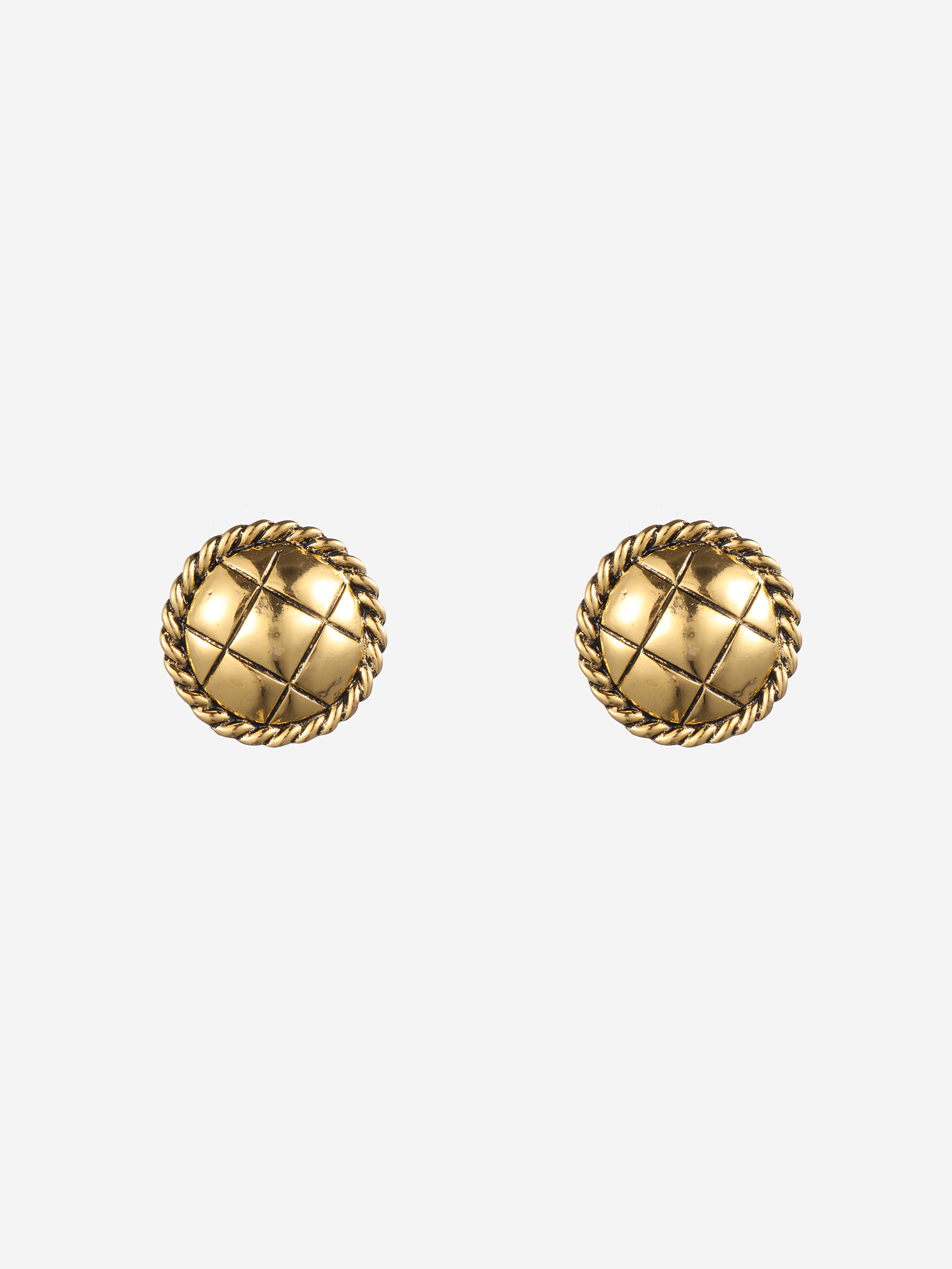 Metal Round Earrings For Daily Casual Date