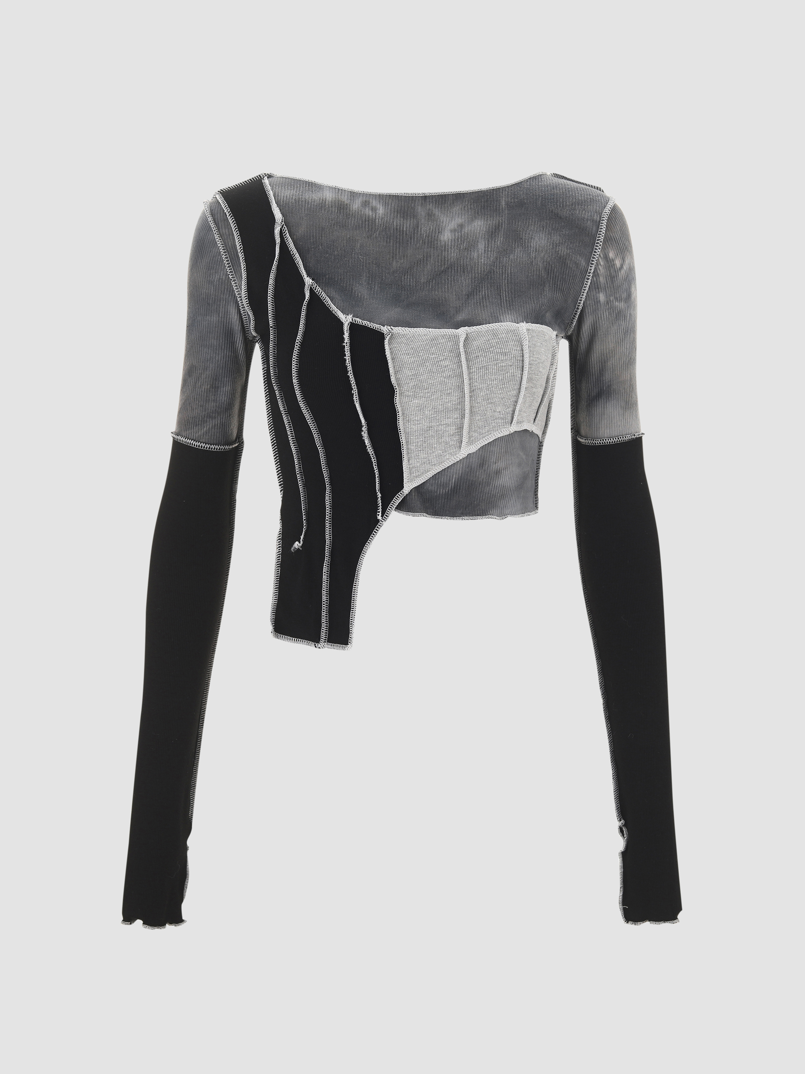 Patchy Long Sleeve Shirt - Cider