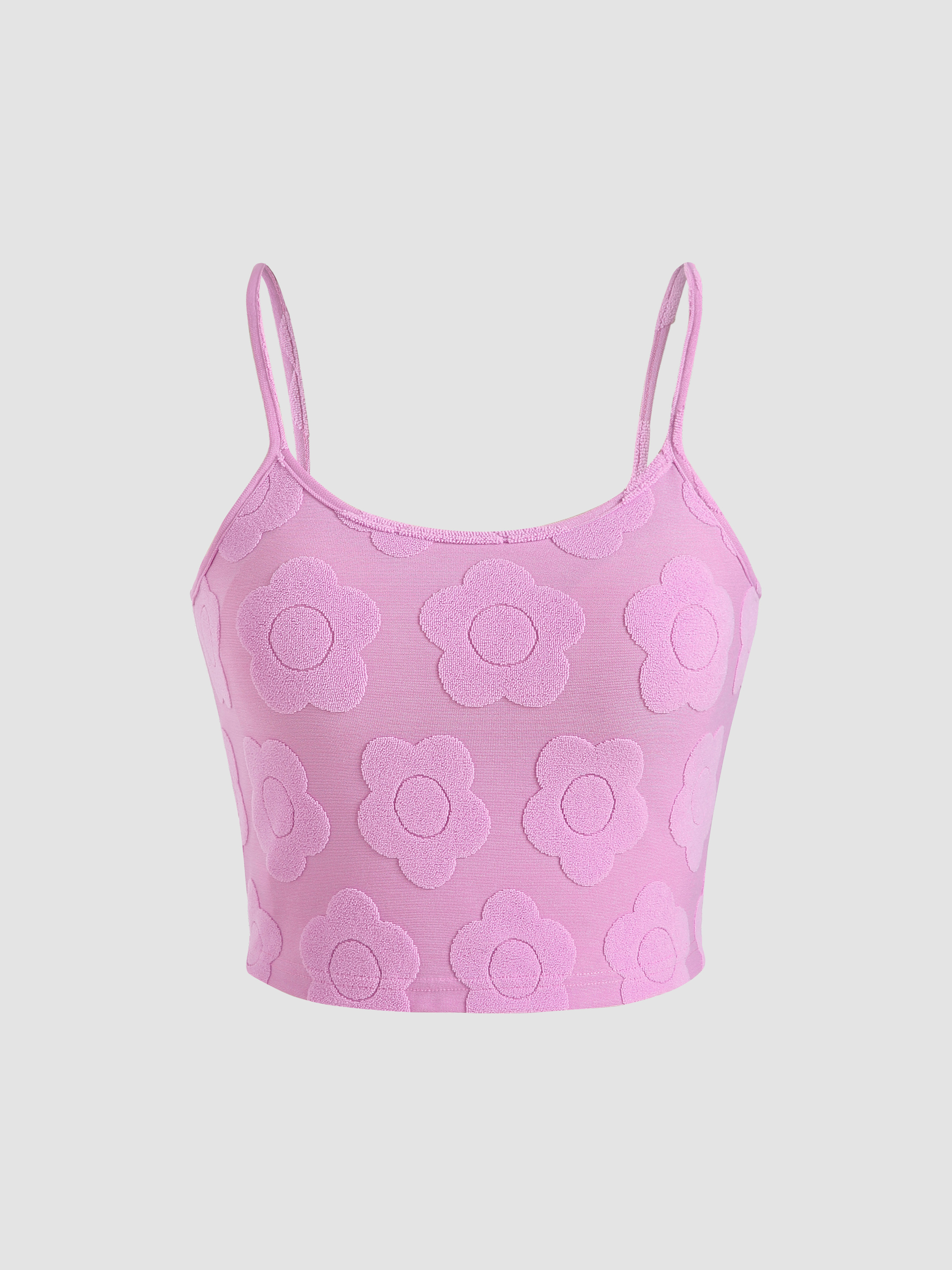 Floral Pattern Cami Top For Vacation