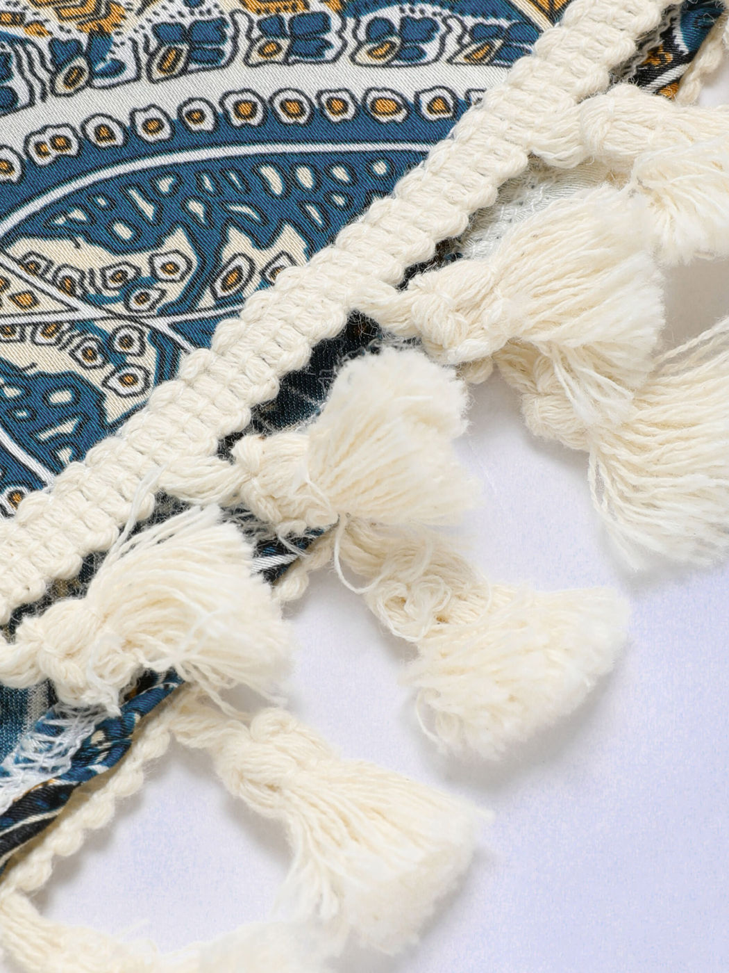 Boho Paisley Tassel Shorts For Vacation