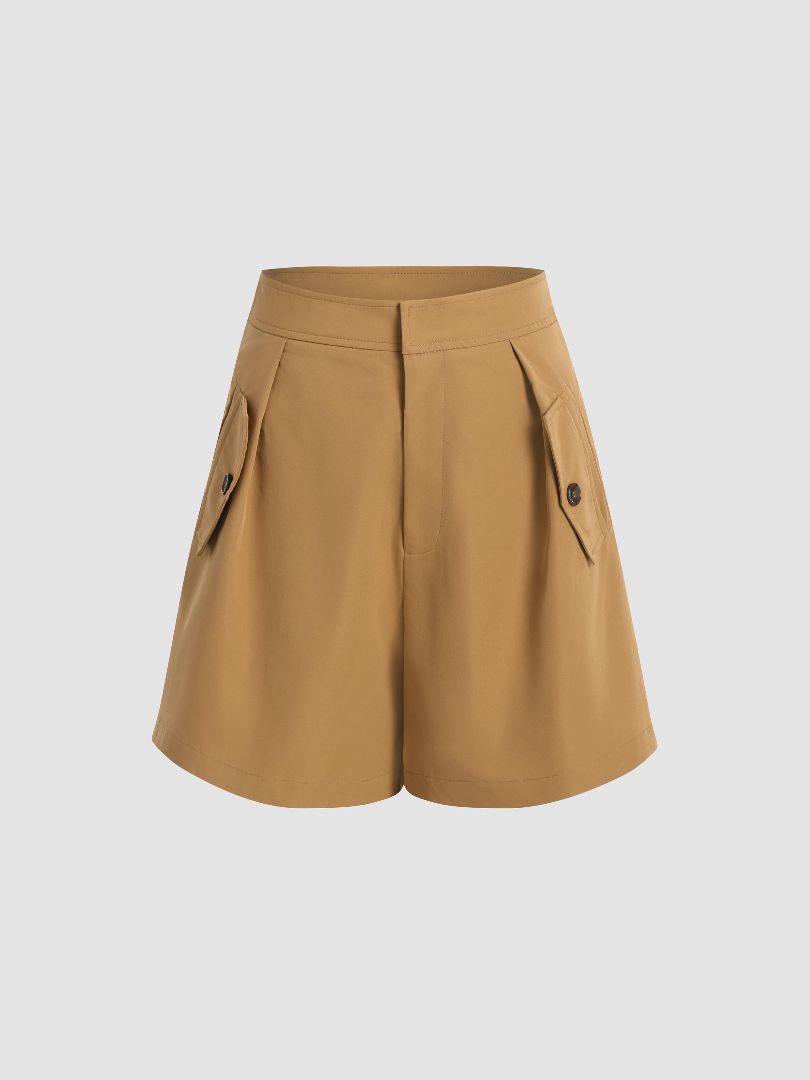 Solid Pocket Shorts - Cider