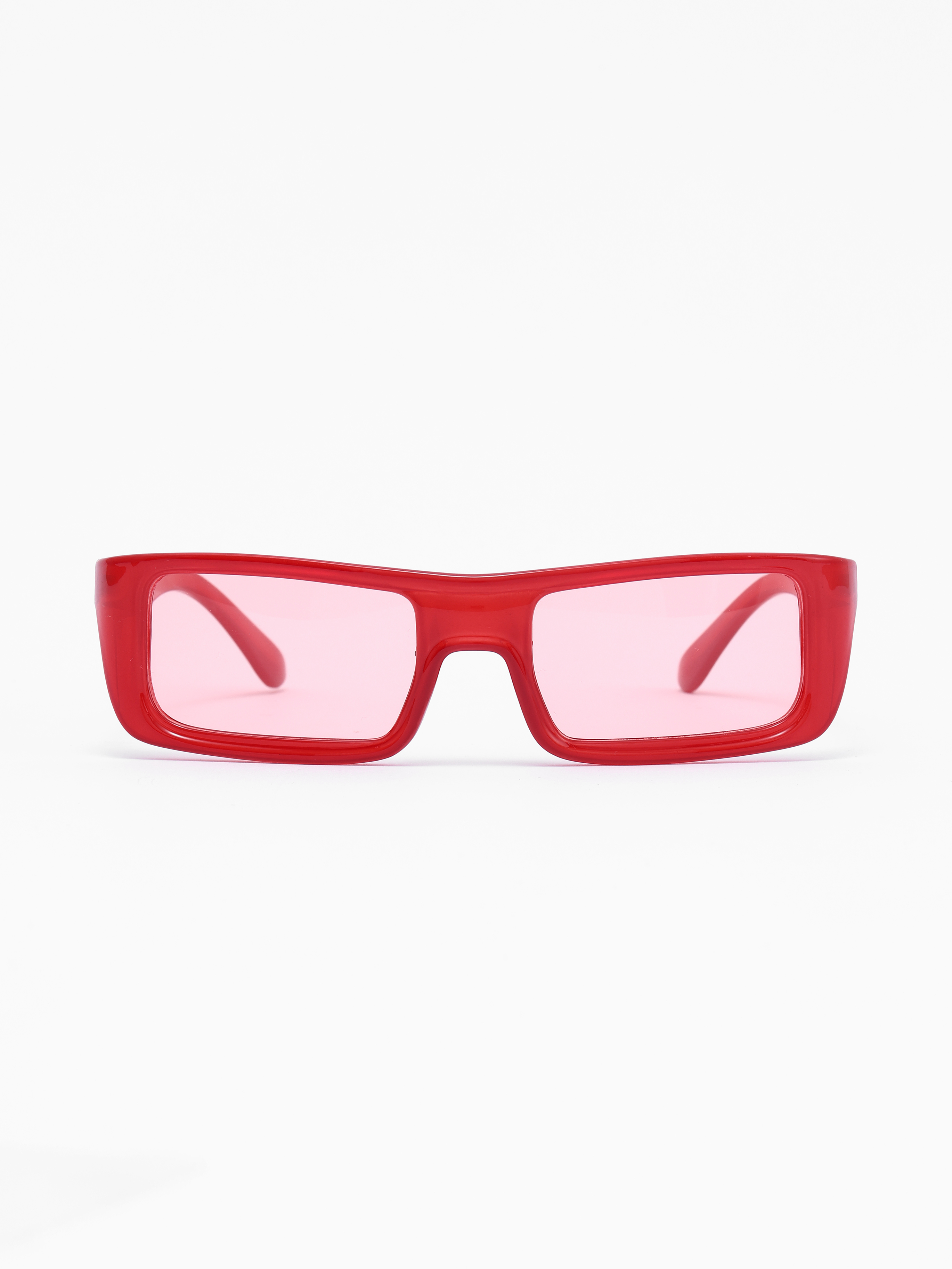 Tinted Lens Square Fashion Glasses with Box