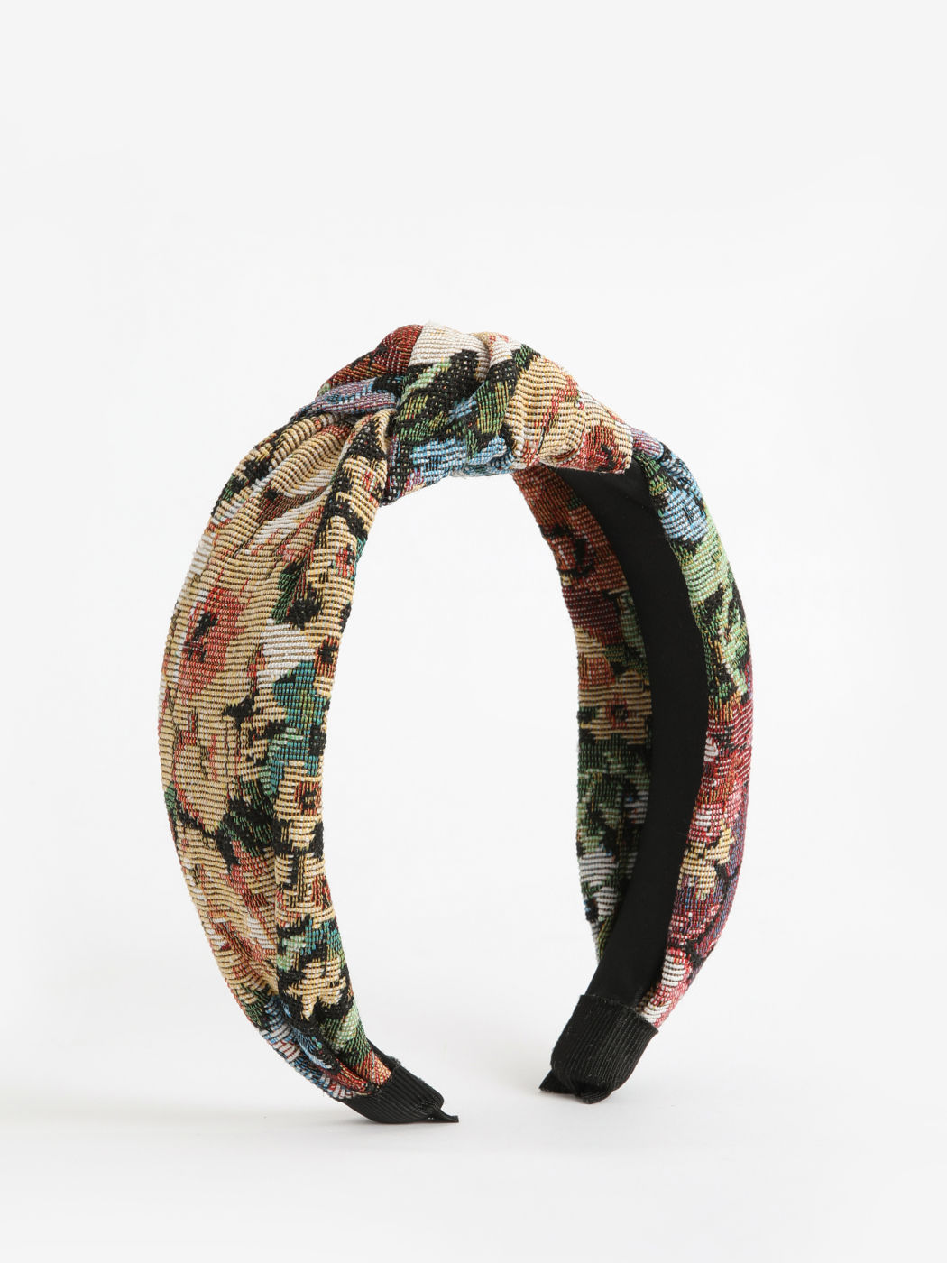 Floral Pattern Hair Hoop - Cider