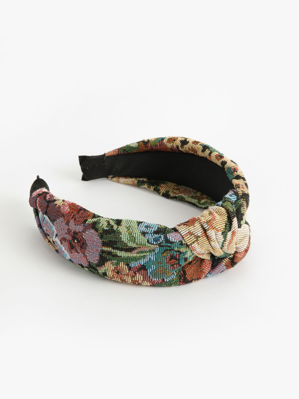 Floral Pattern Hair Hoop - Cider