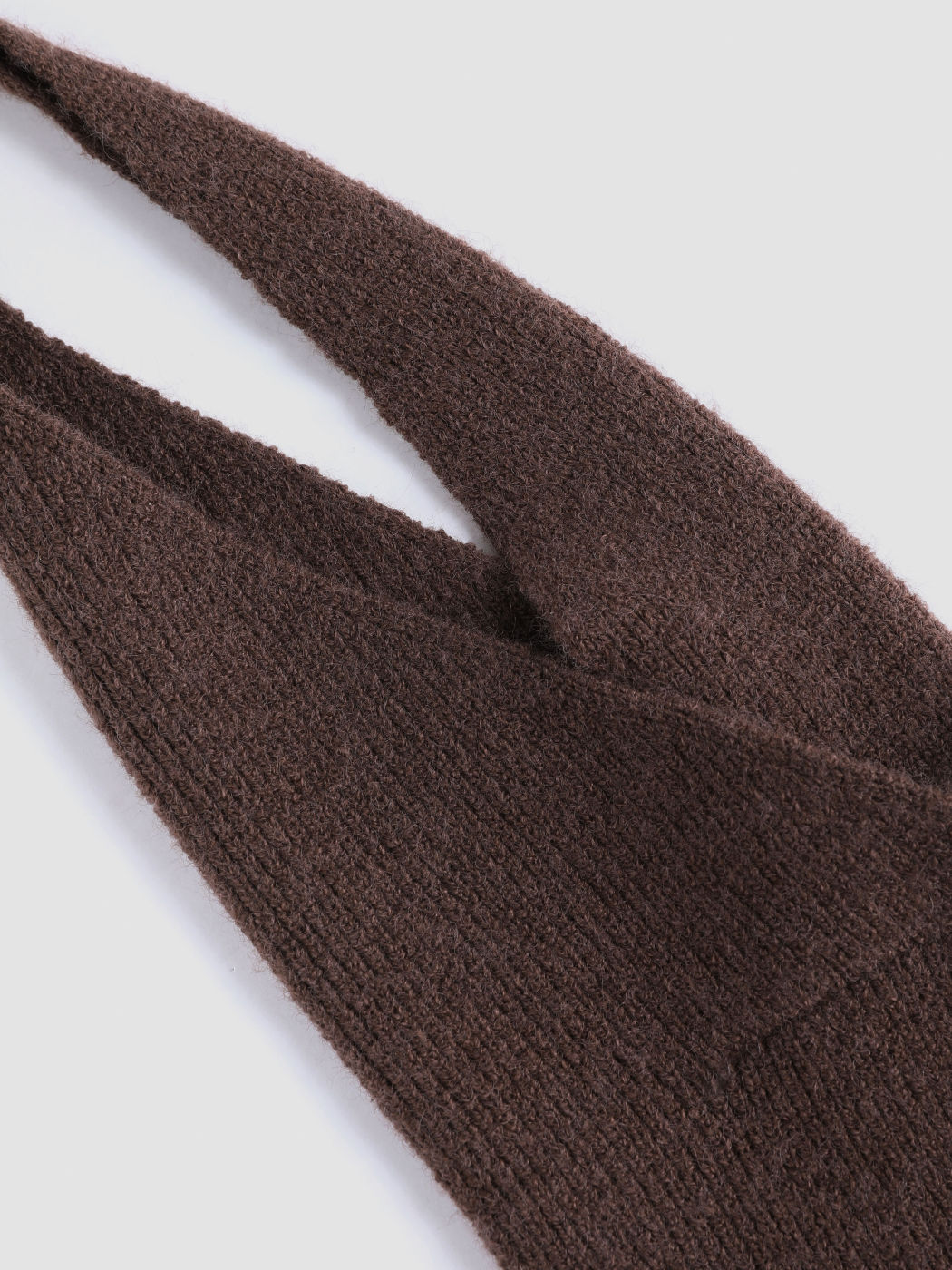 Solid Rib Knit Halter Top & Off Shoulder Buckle Top - Cider