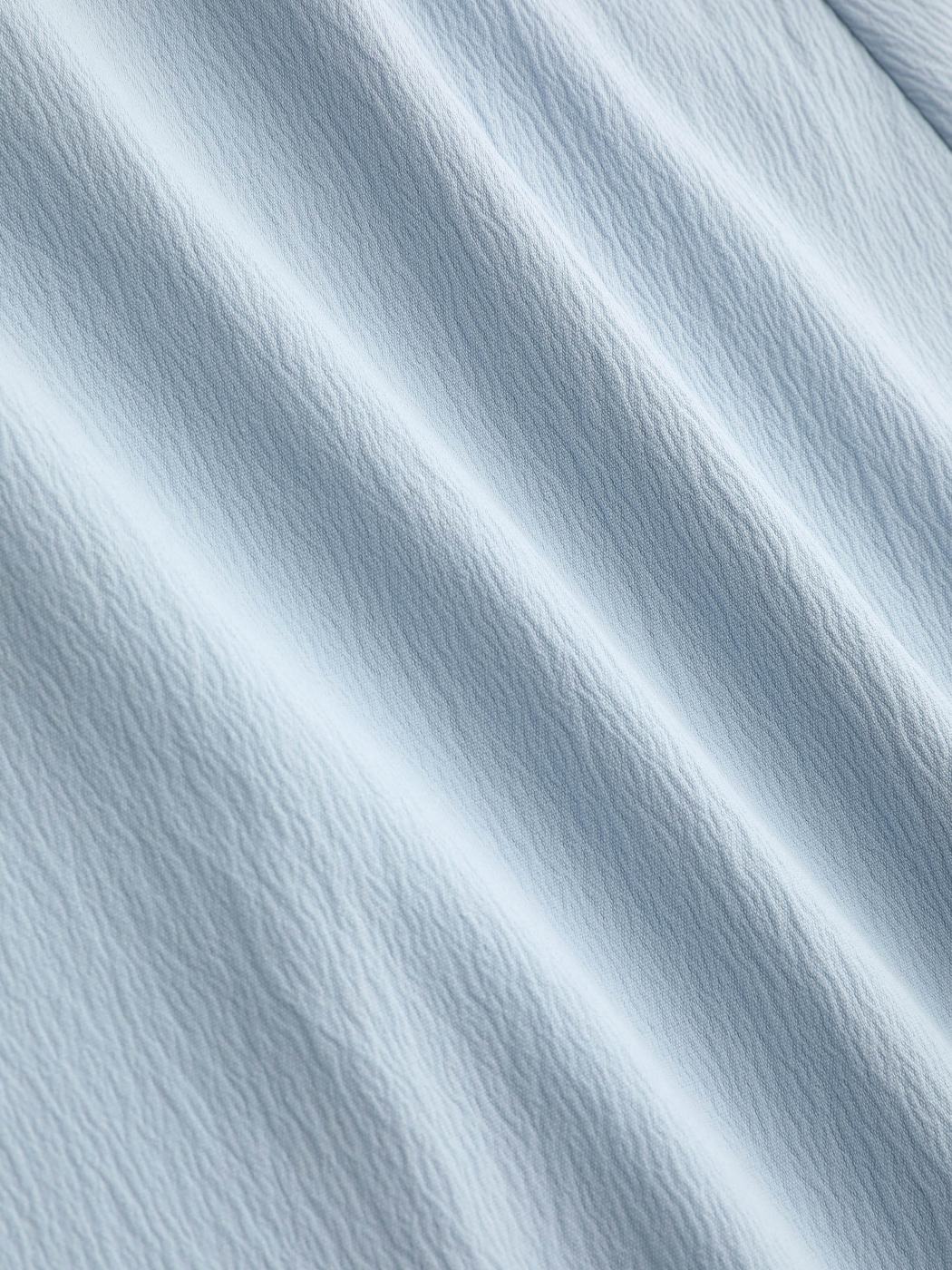 Woven Texture Cut Out Slit Midi Dress For Coffee Shop Exhibition