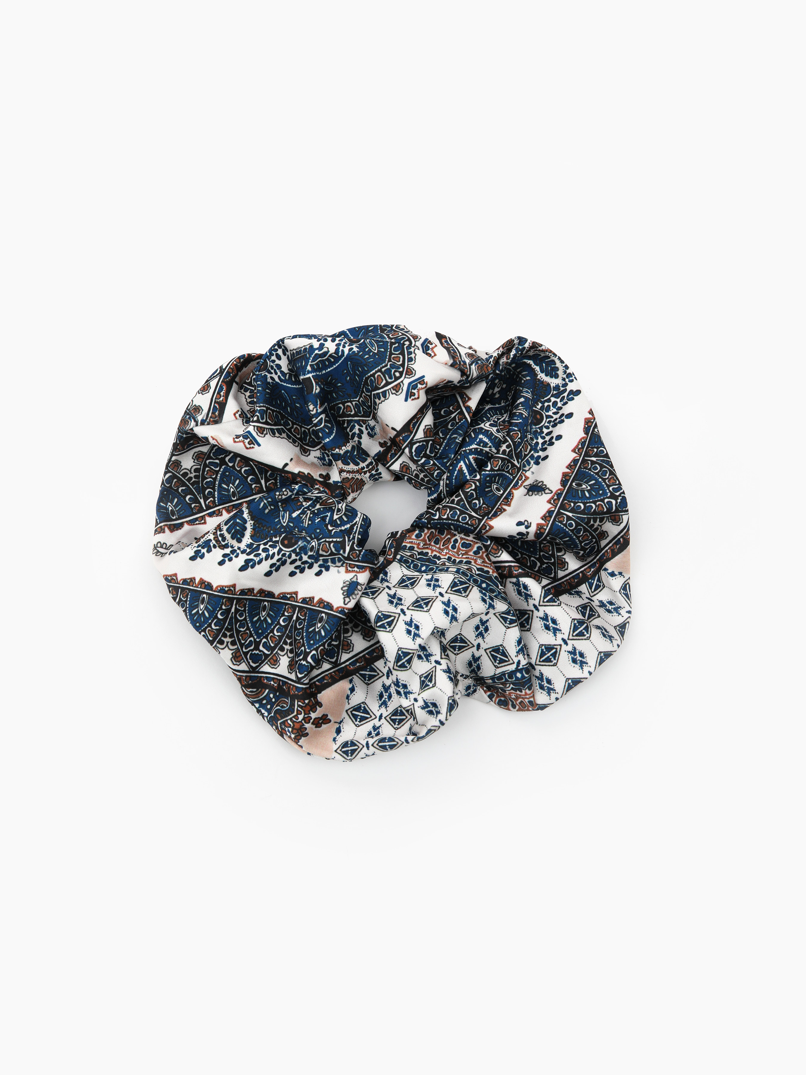 Boho Paisley Pattern Scrunchie