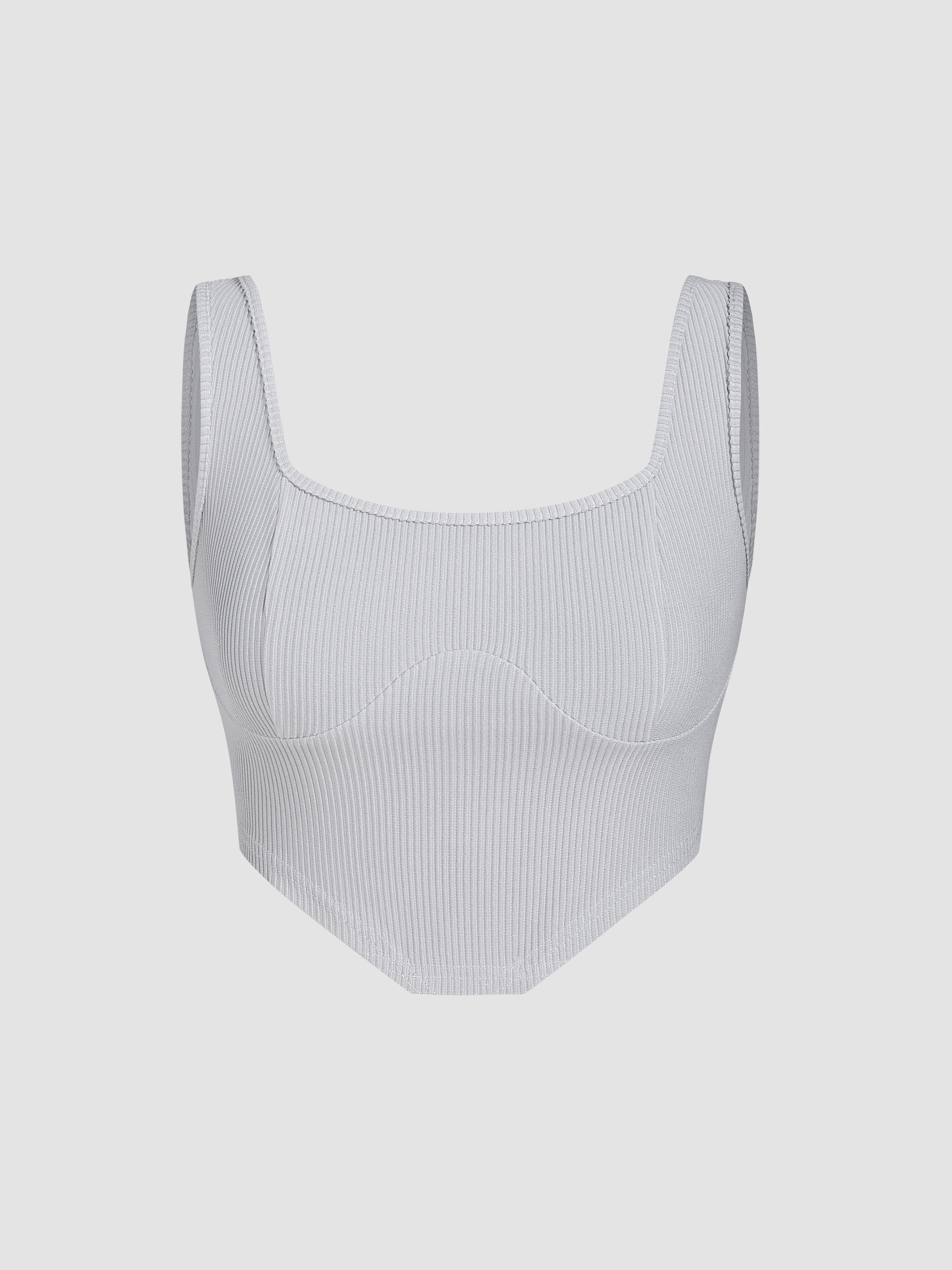 Solid Zip Up Tank Top - Cider