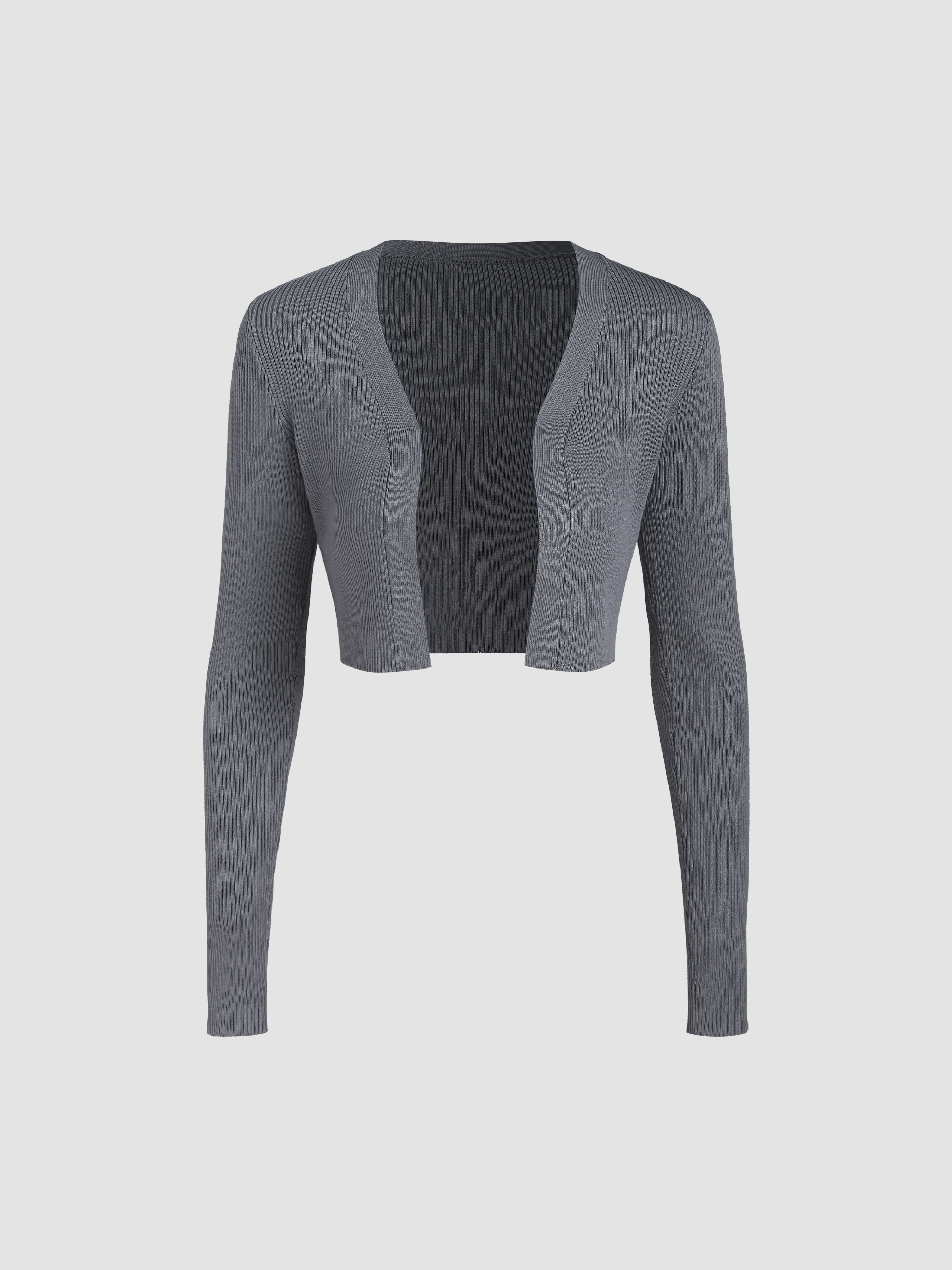 Essential Solid Cardigan For Outdoor Daily Casual