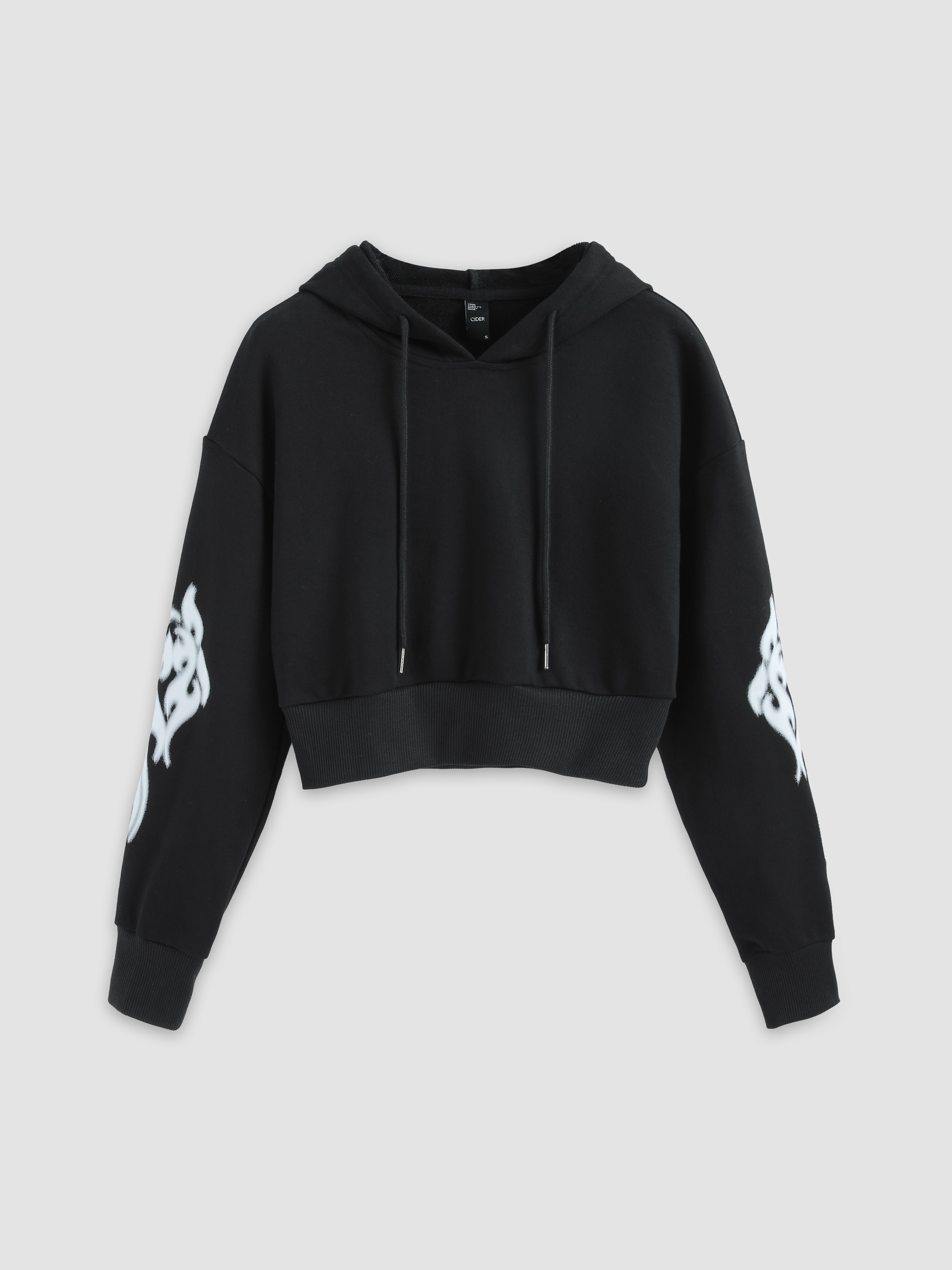 Fire Detail Hoodie - Cider