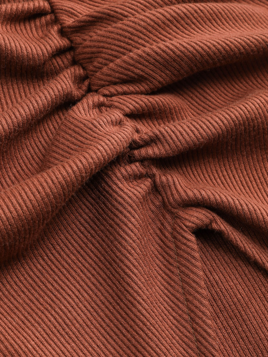 Solid Rib Asymmetrical Split Midi Dress For Coffee Shop Vacation