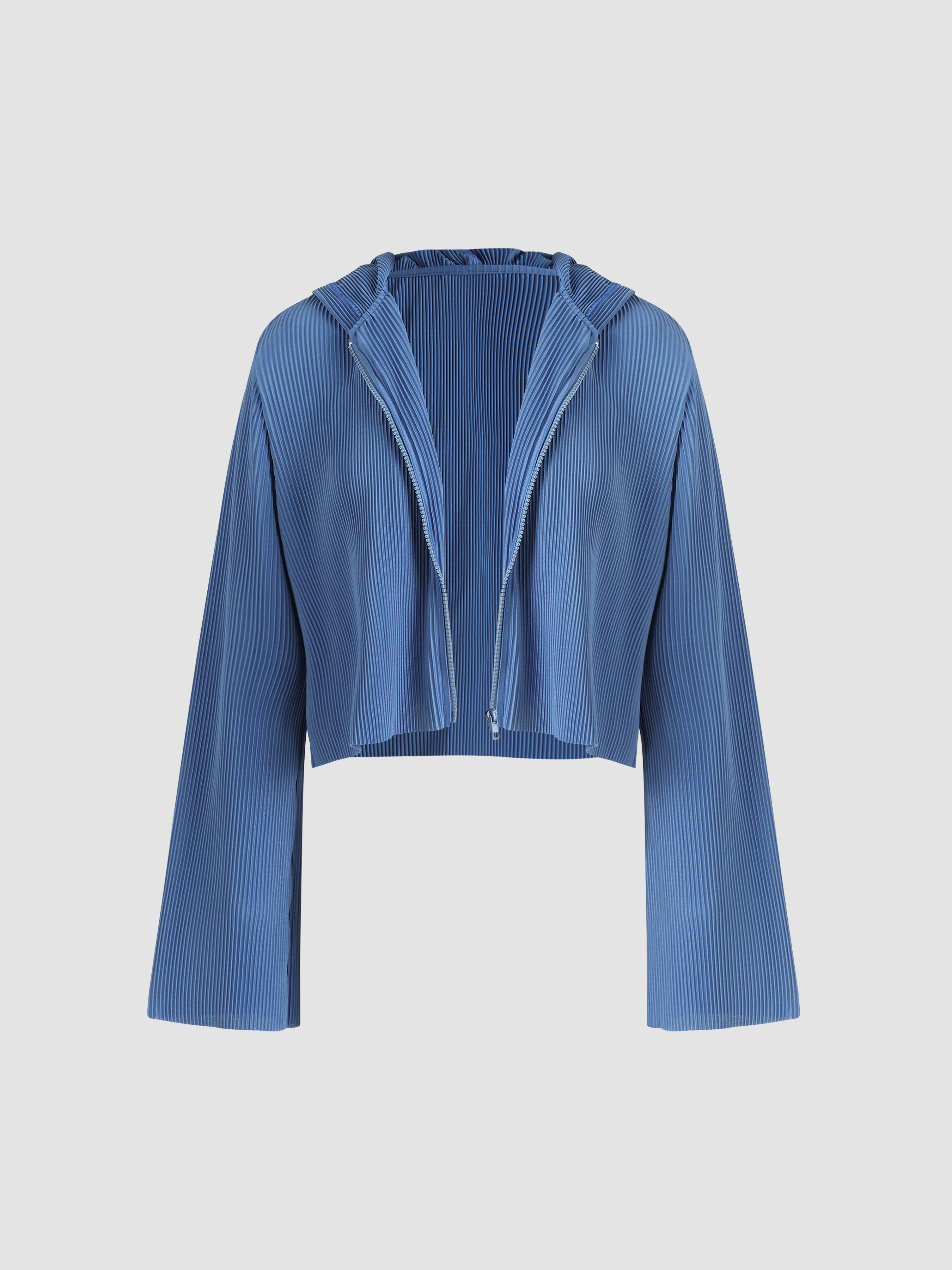 Woven Solid Zip Up Oversized Jacket For School Daily Casual Date Work Home