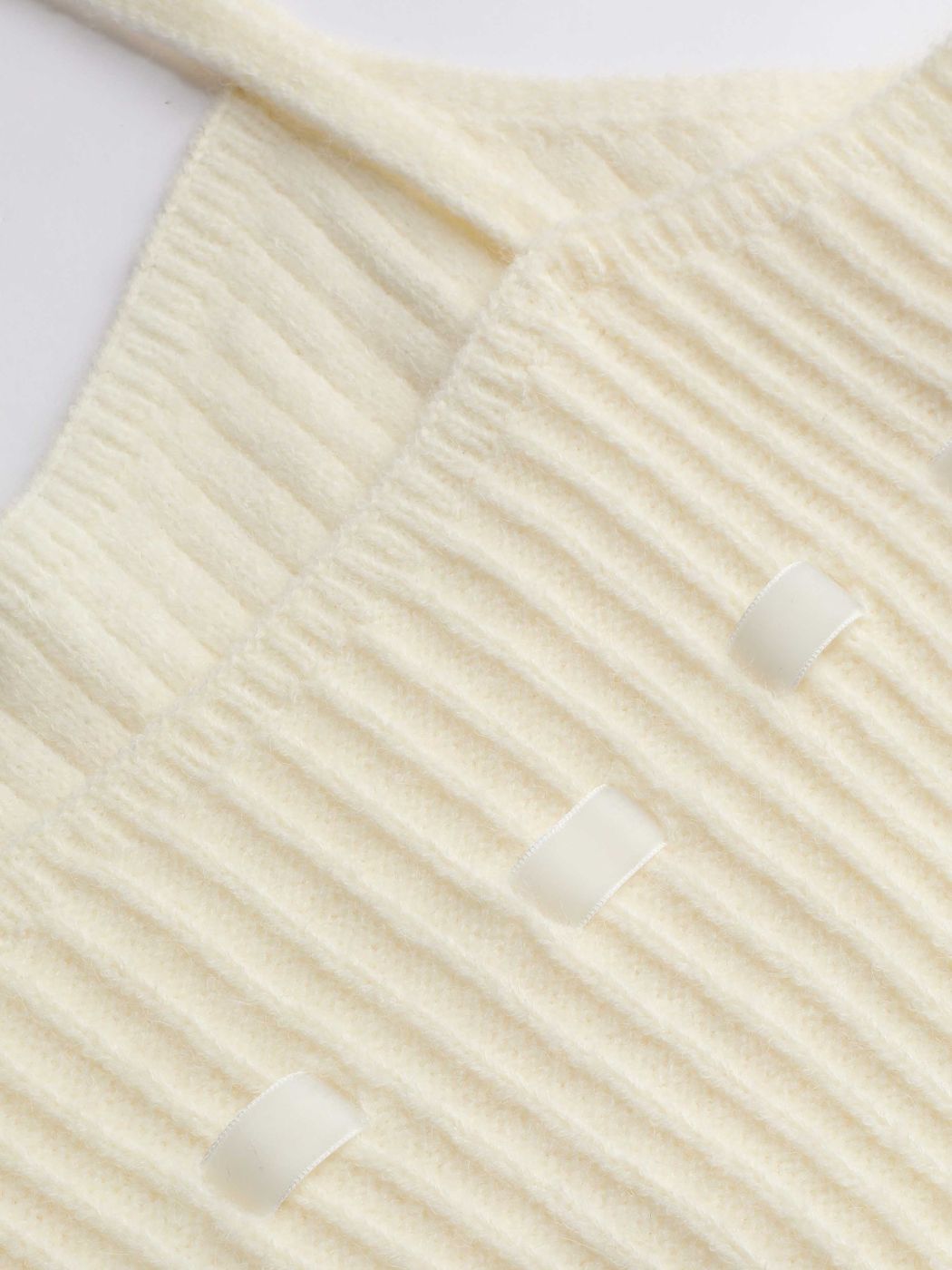 Knit Solid Drawstring Knotted Dress - Cider