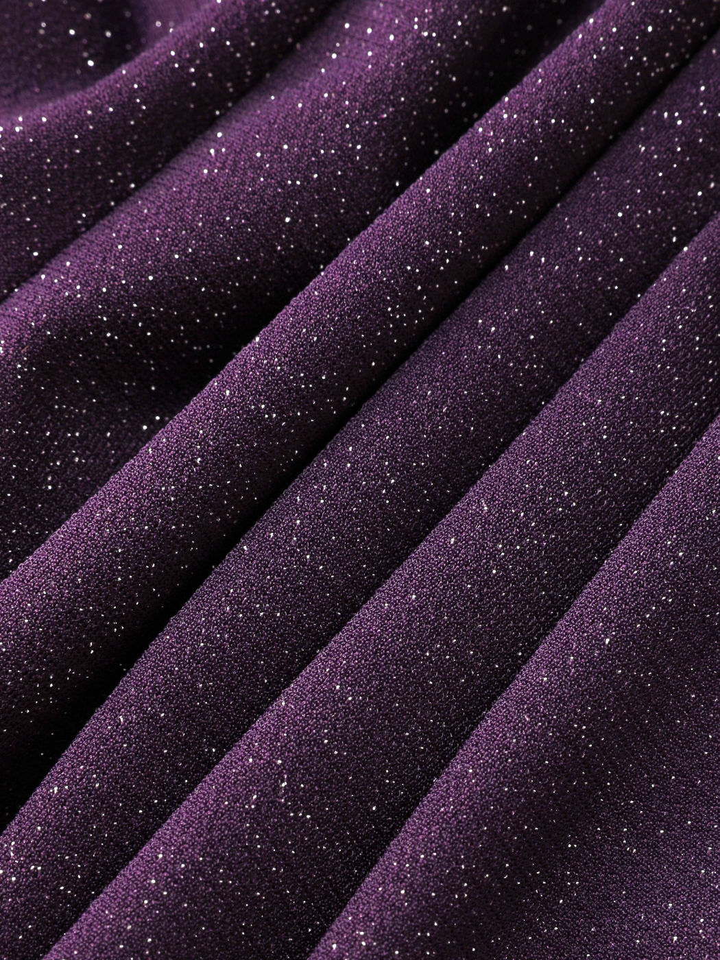 Solid U-neckline Glitter Corset Crop Top - Cider