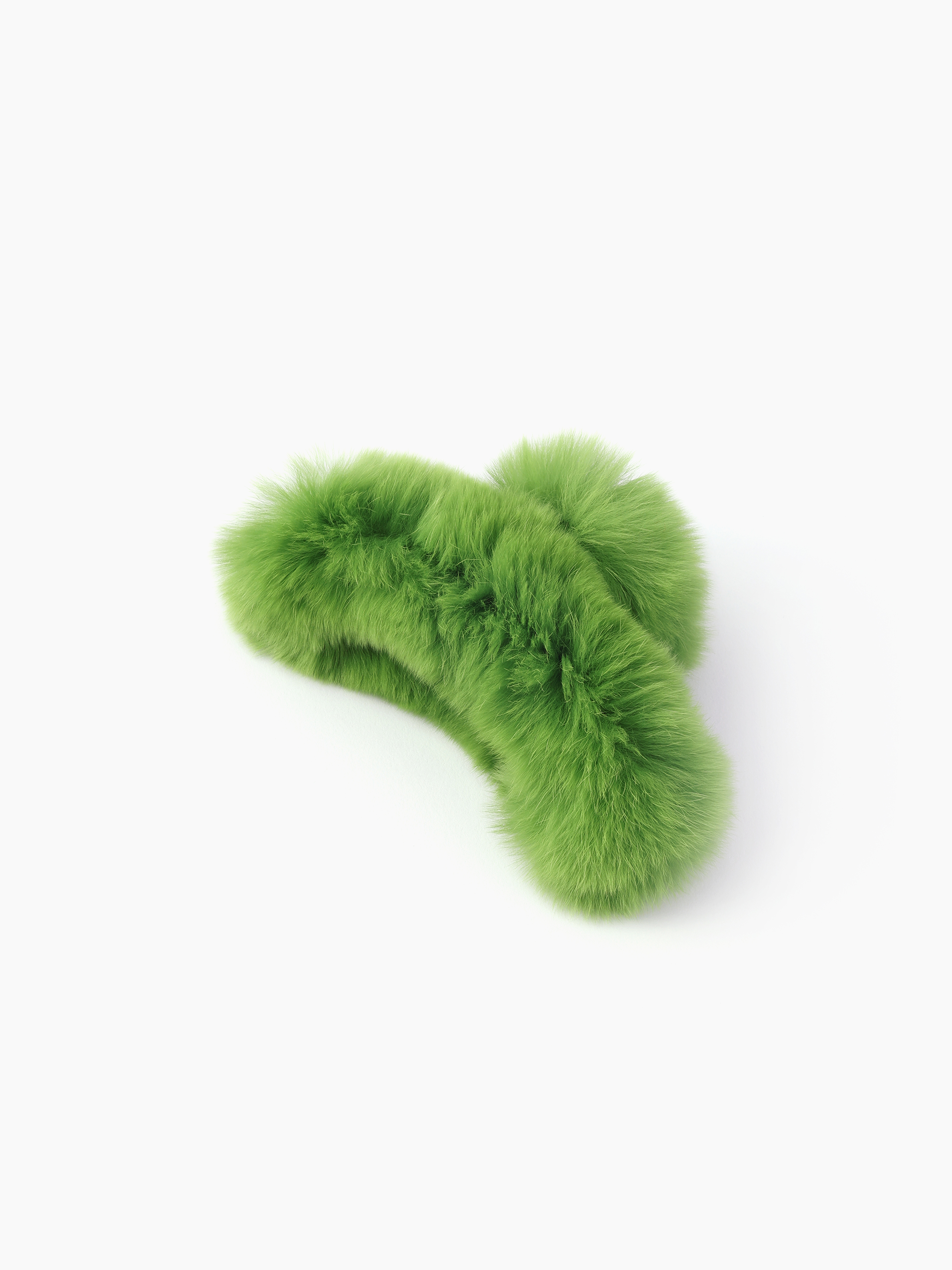 Fluffy Solid Hair Claw For Date Music Festival/Live House Exhibition ...